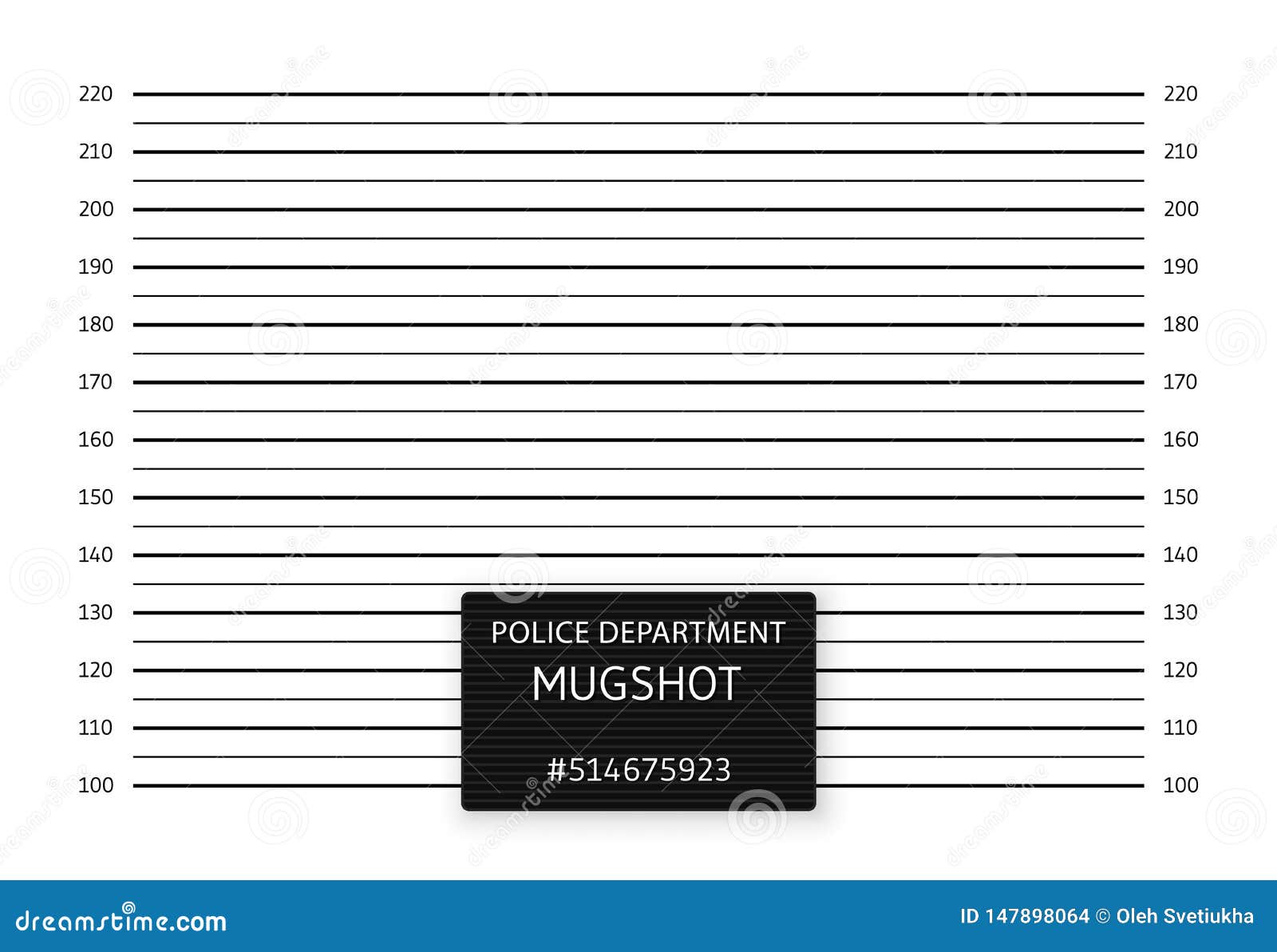 Police Lineup Or Mugshot Background. Vector Illustration Stock Vector ...