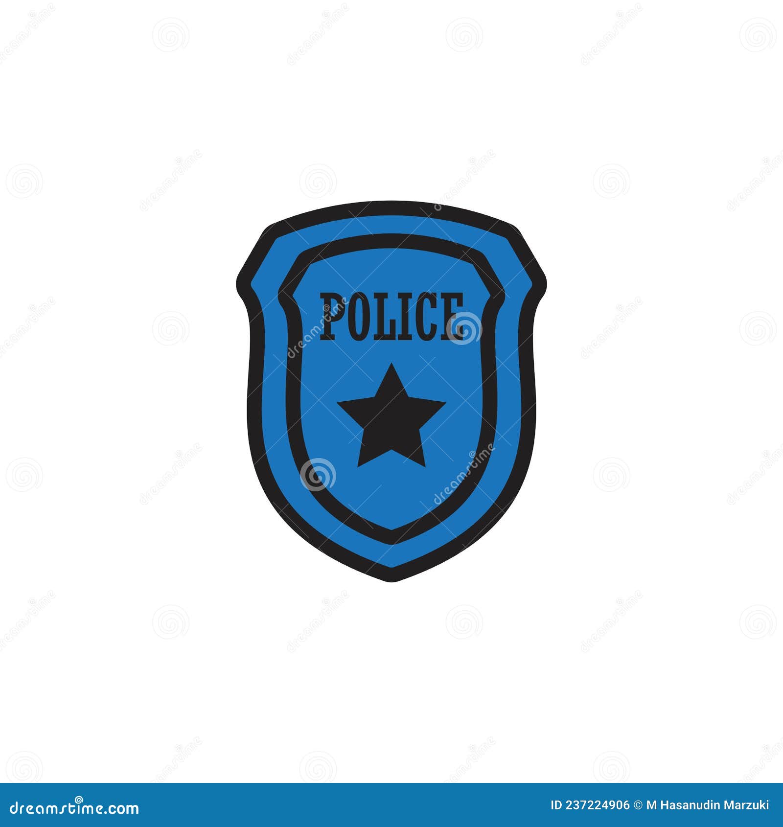 Police logo vector stock vector. Illustration of mark - 237224906