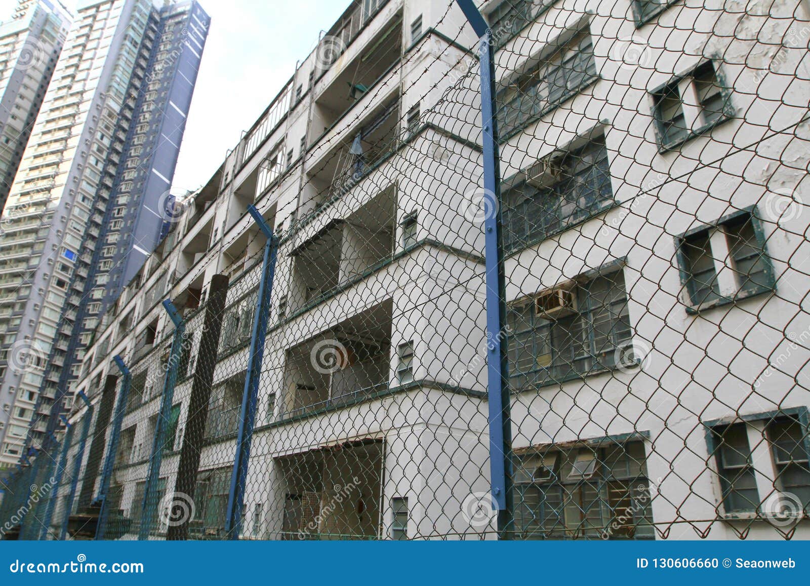 A Police Married Quarters at 2009 Hk Stock Photo - Image of real ...