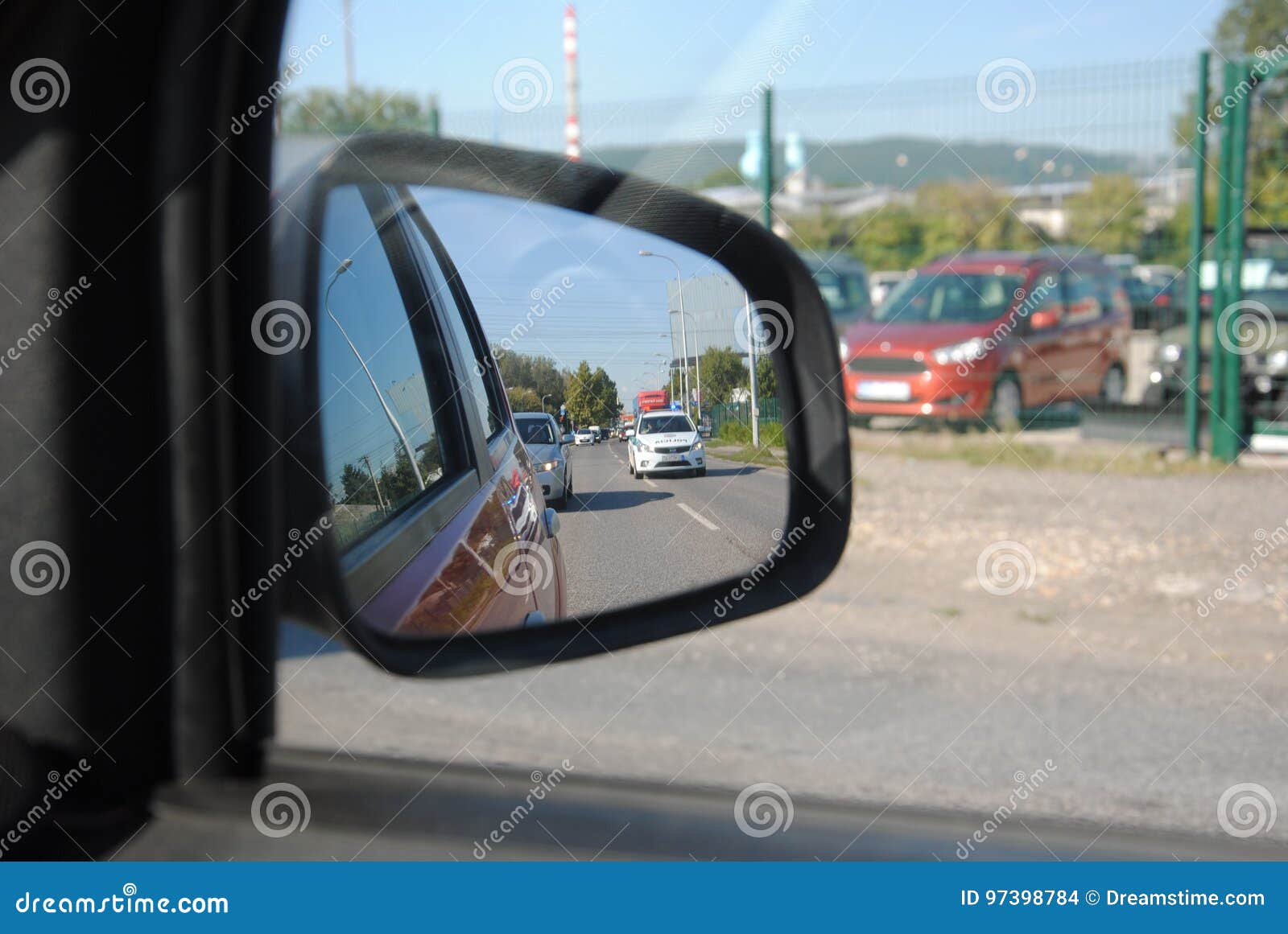 Police in mirror editorial stock image. Image of kgkfdkdgkdgk - 97398784