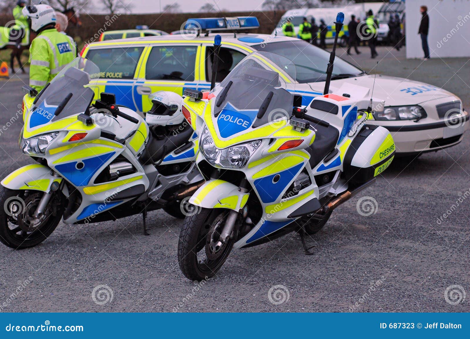 Police Motorbikes stock image. Image of rider, motorcycle - 687323
