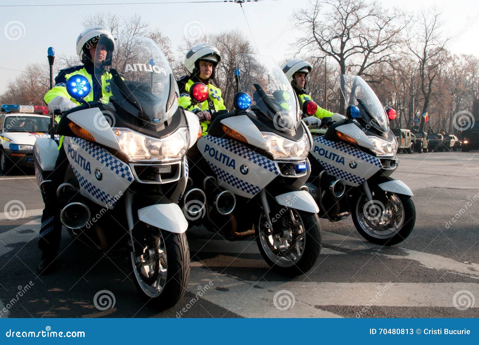 Police motorcycle squad editorial stock photo. Image of security - 70480813