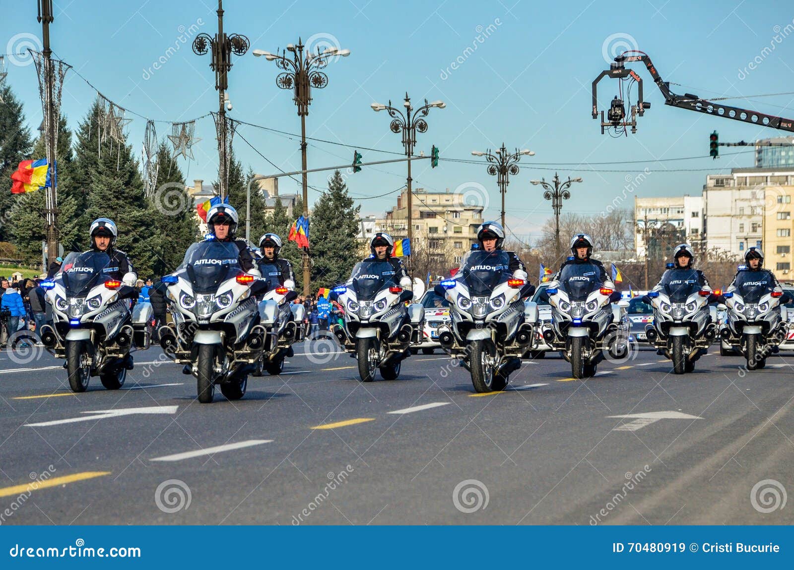 Police motorcycle squad editorial stock image. Image of guard - 70480919