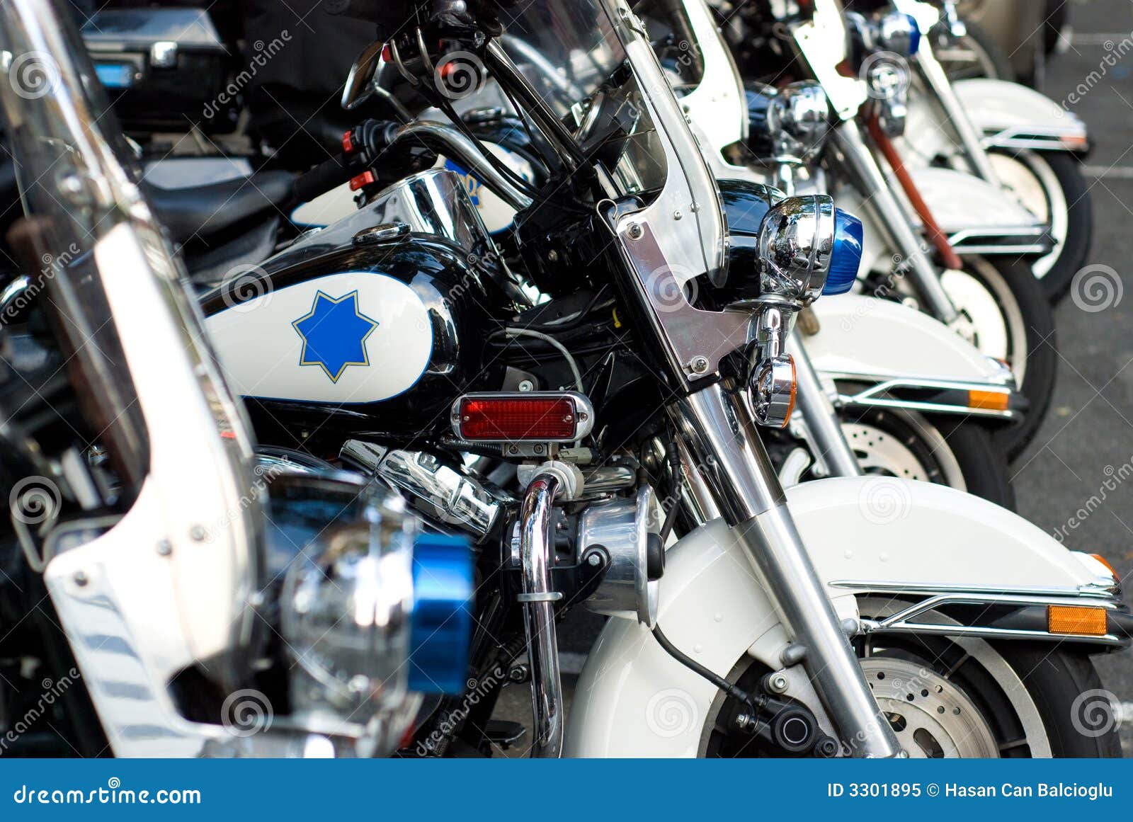 Police motorcycles stock image. Image of patrol, police - 3301895