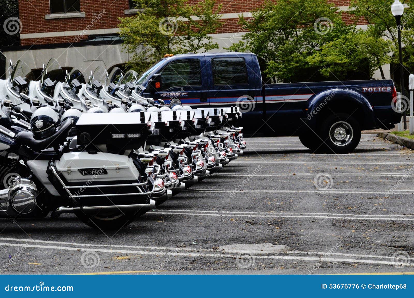 Police Motorcycles stock photo. Image of protect, retire - 53676776
