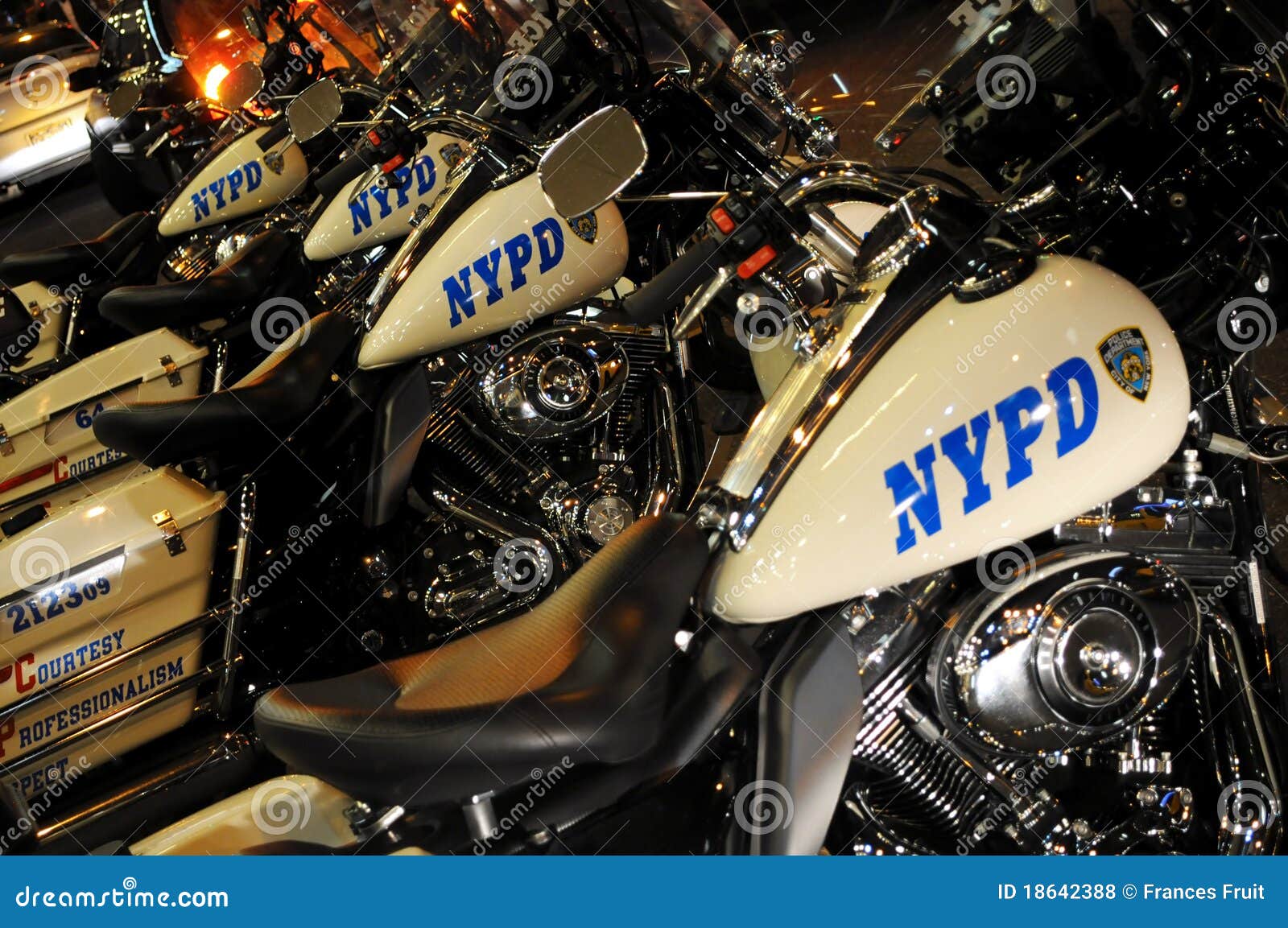 POLICE MOTORCYCLES NEW YORK Editorial Stock Photo - Image of travel ...
