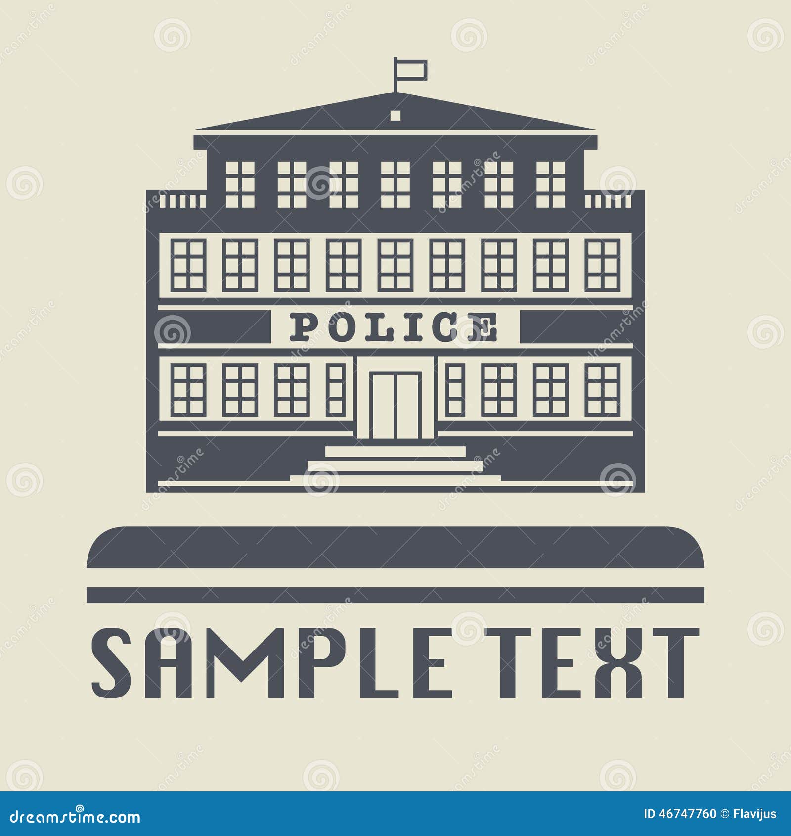 Police Office Interior Creation Set Cartoon Vector | CartoonDealer.com ...