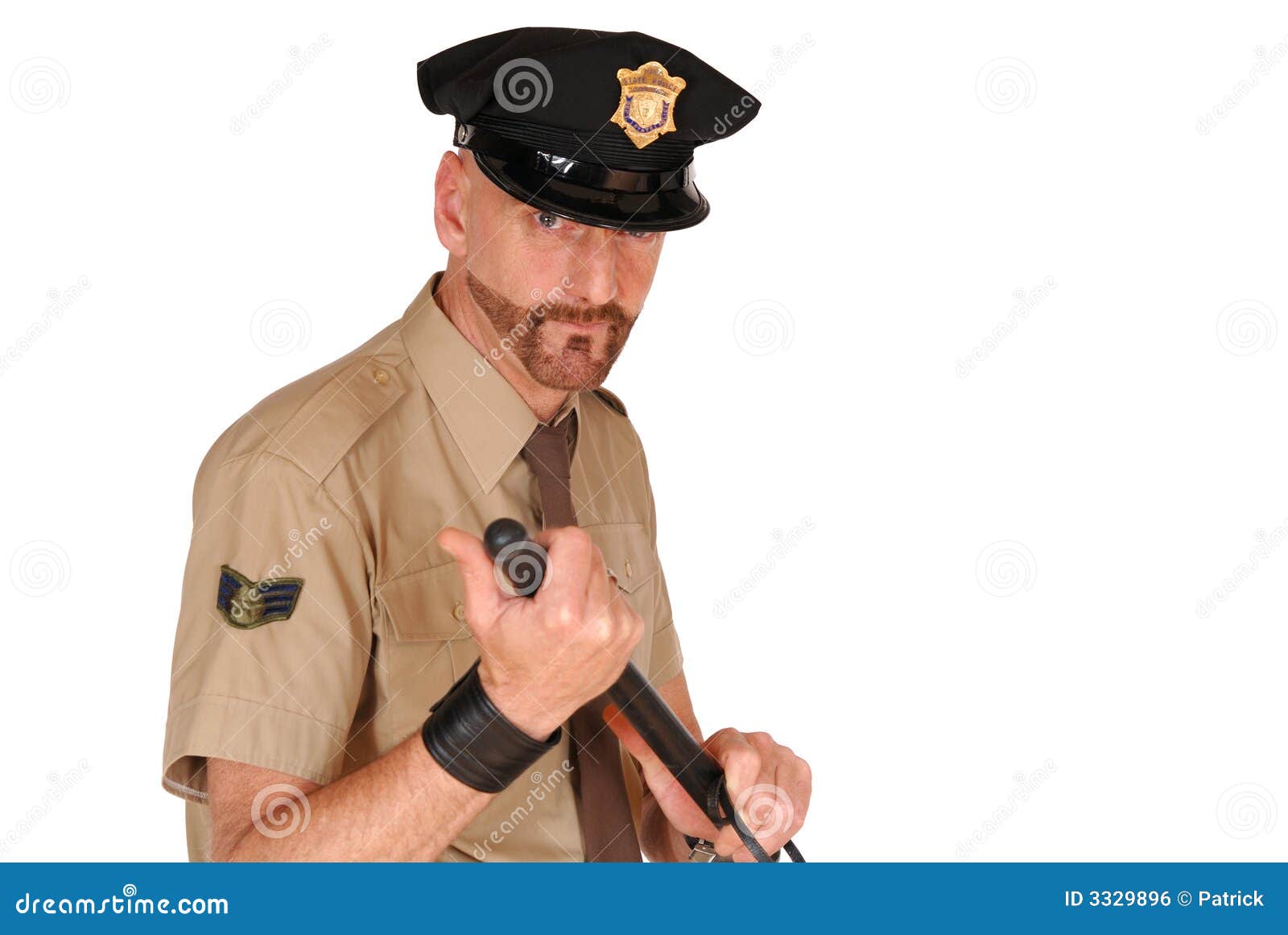 Police officer stock photo. Image of protection, goatee - 3329896