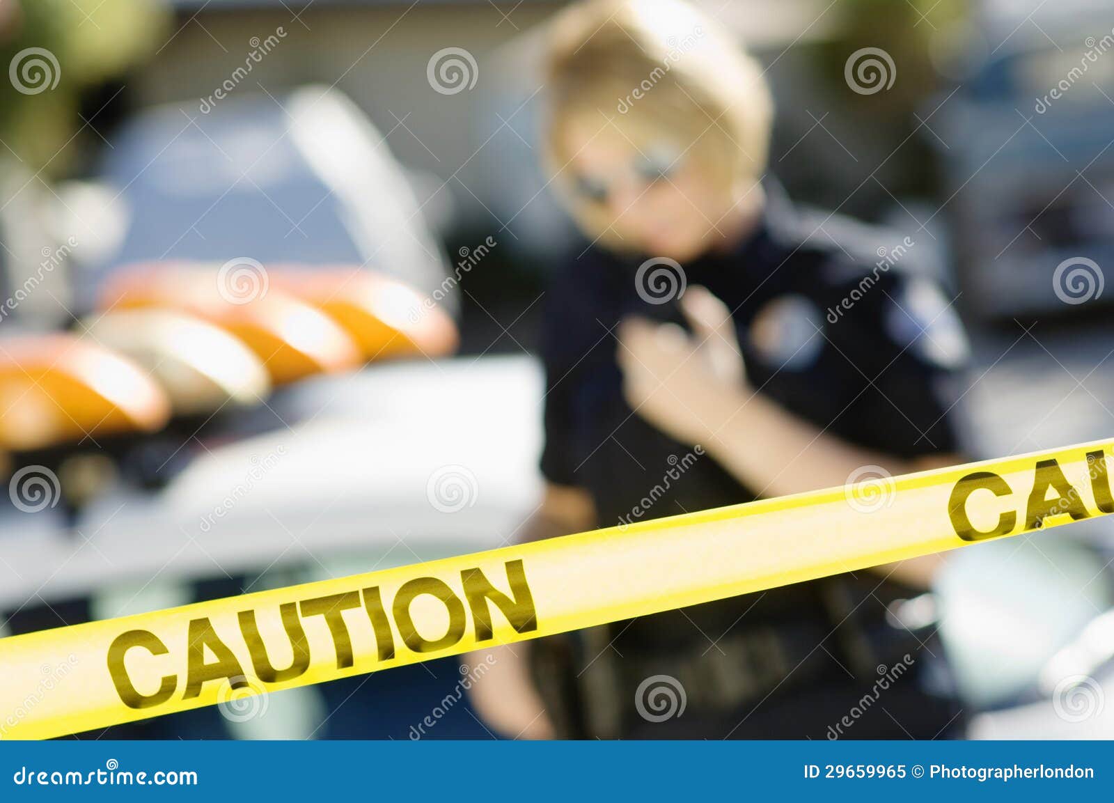 A Police Caution Line Area, Do Not Cross, Security Warning Black And ...