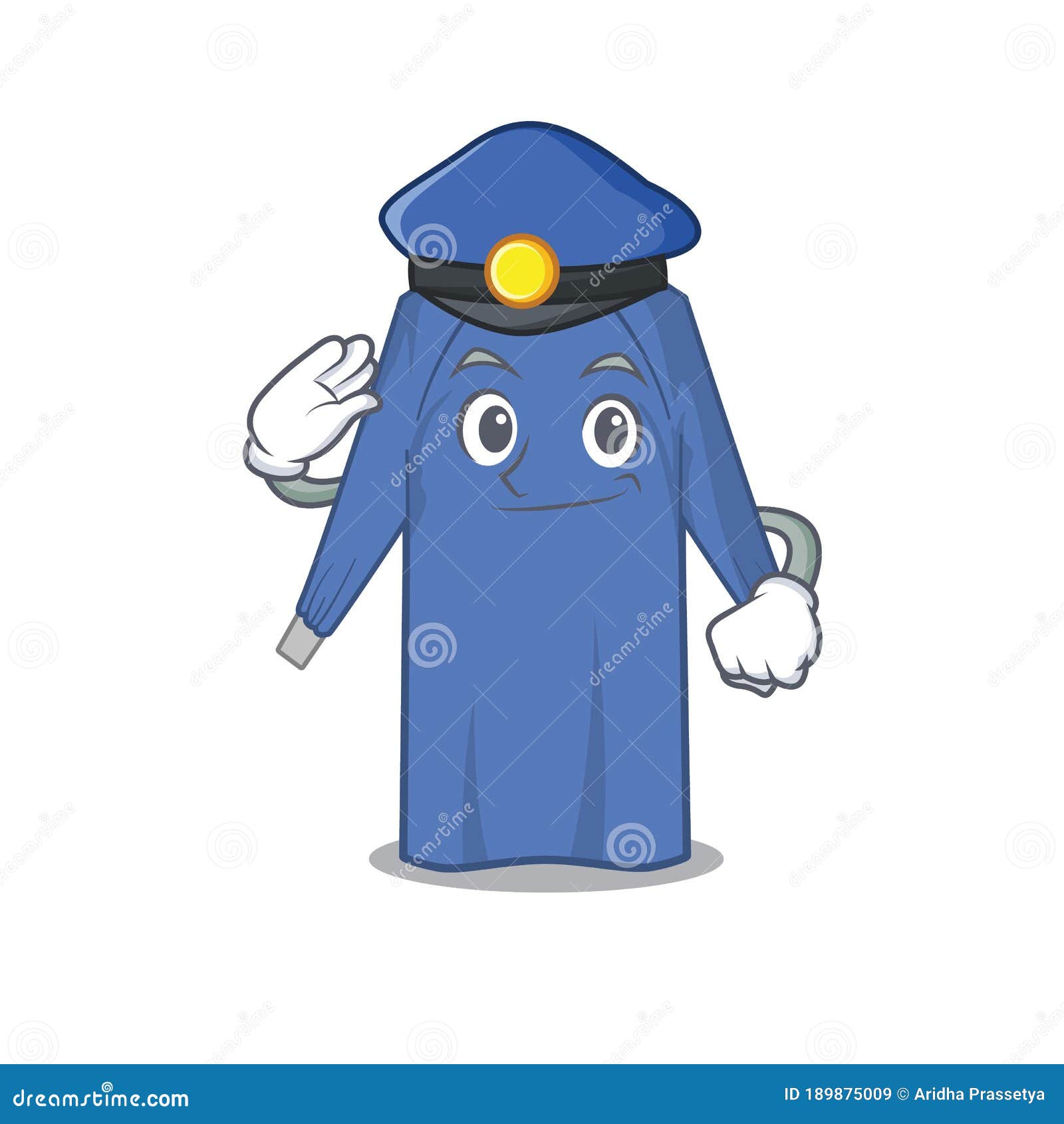 Police Officer Cartoon Drawing of Disposable Clothes Wearing a Blue Hat ... Police Officer Cartoon Drawing of Disposable Clothes Wearing a Blue Hat ...