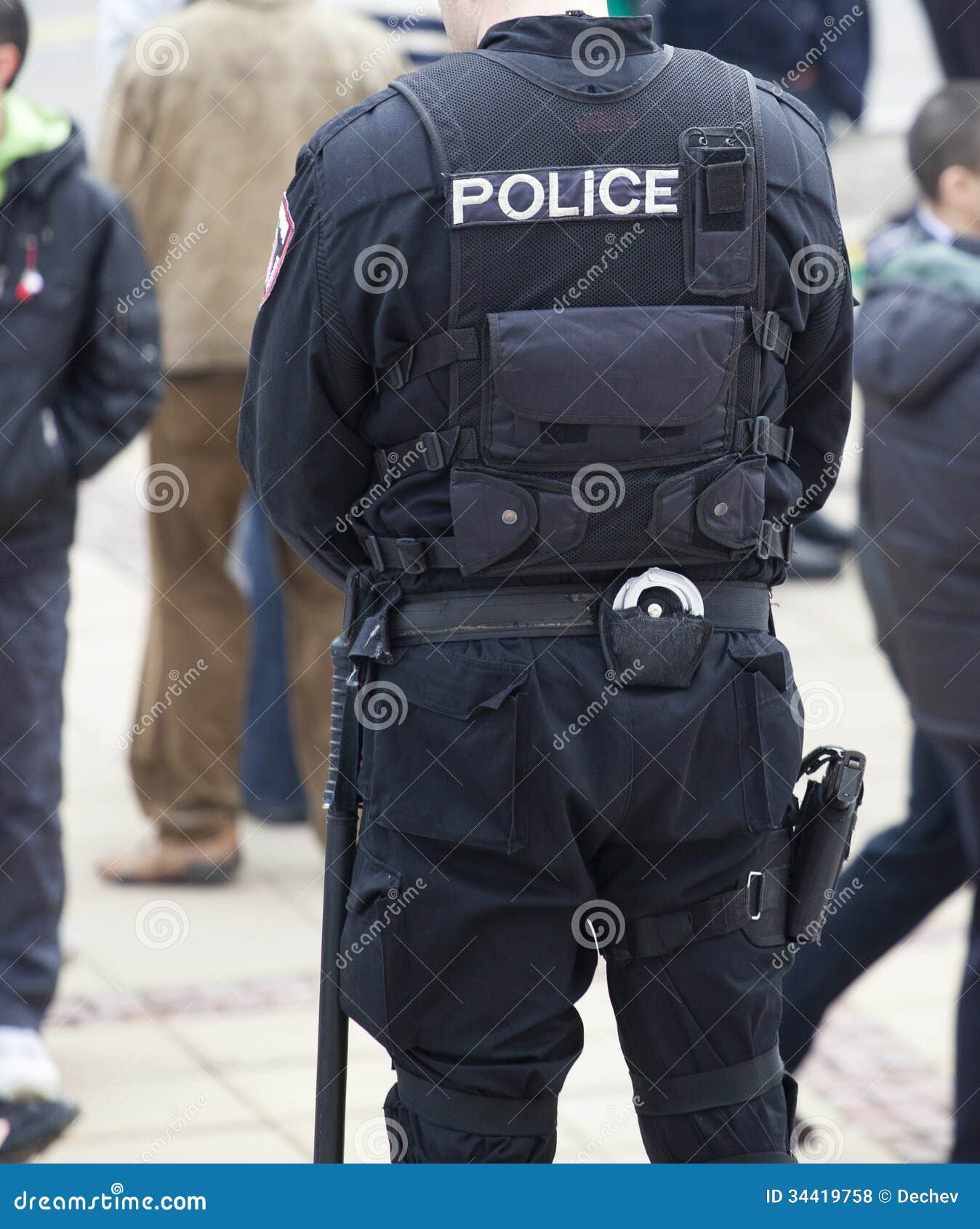 Police officer stock photo. Image of protection, force - 34419758