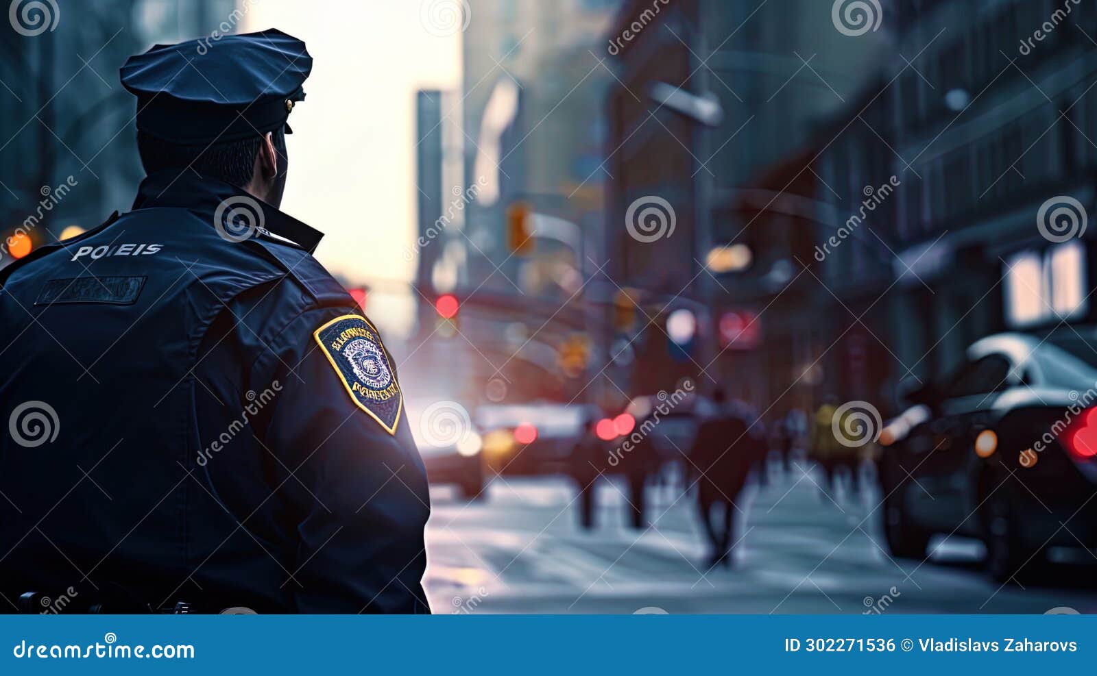 Police Officer, Facing a Difficult Decision on the Streets of the City ...