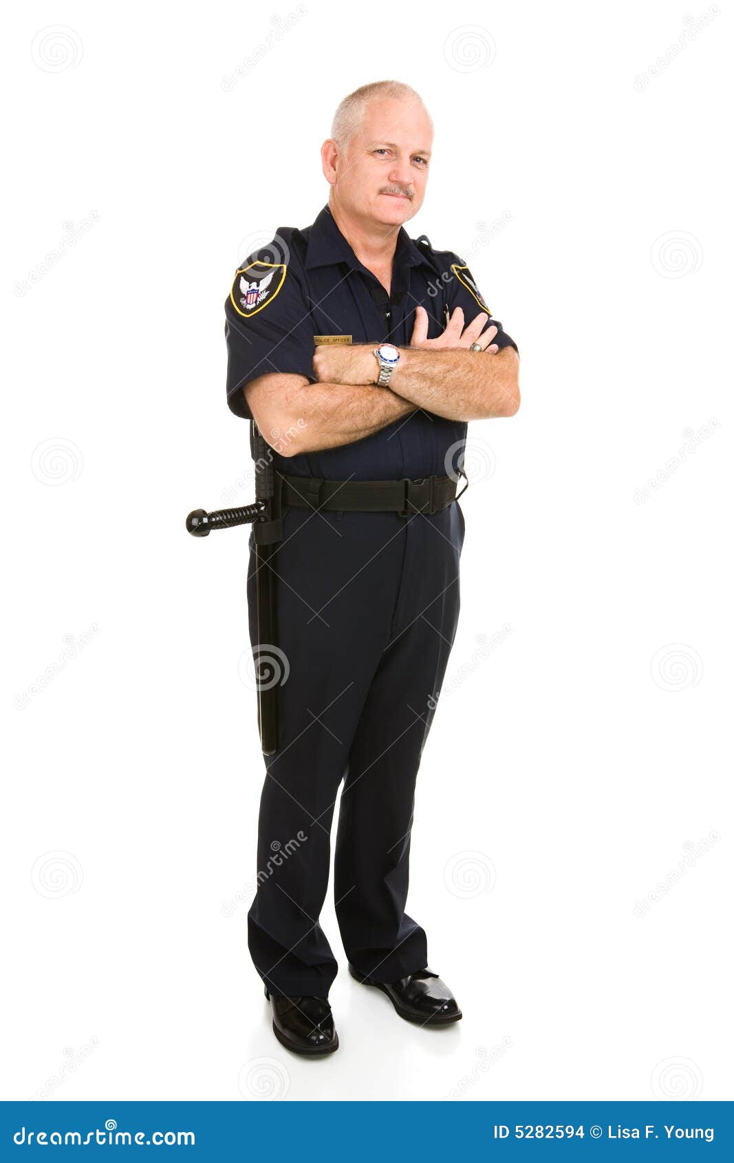Police Officer Full Body stock photo. Image of caucasian - 5282594