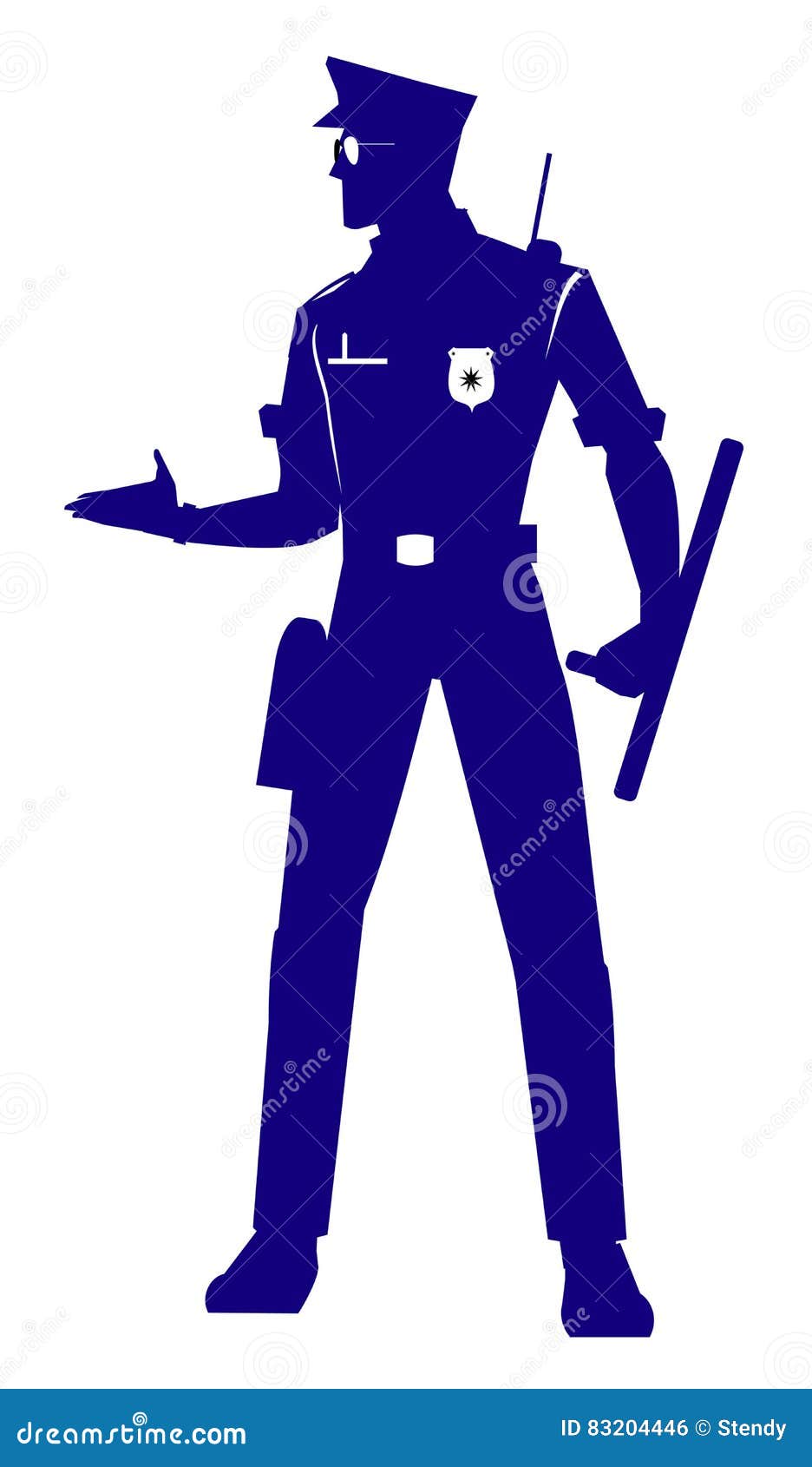 Police Officer Silhouette Clip Art