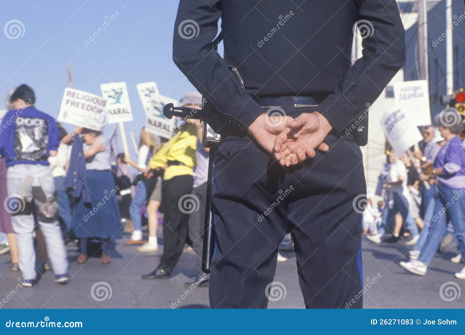 Police Officer Observing Pro-choice March Editorial Stock Photo - Image ...