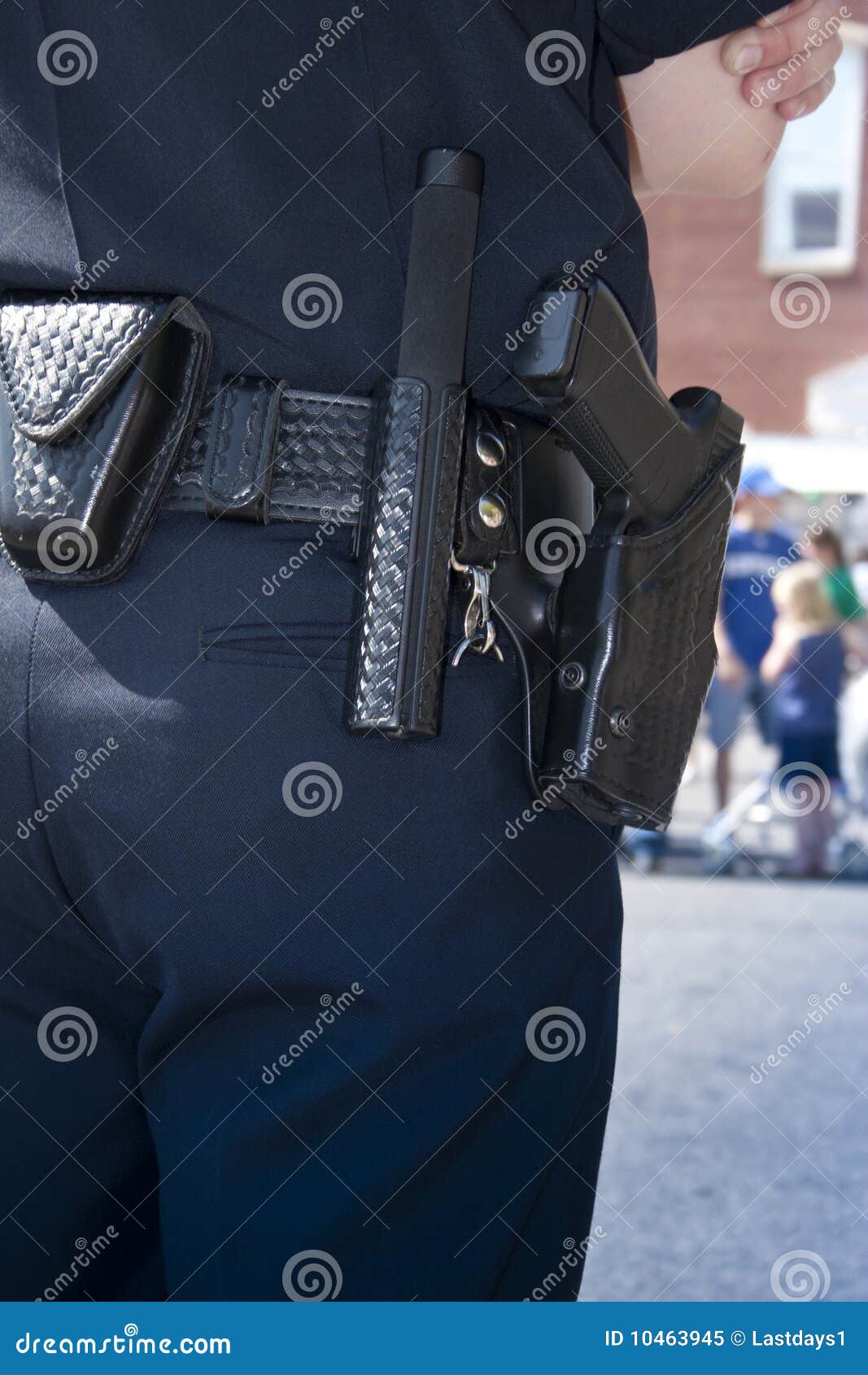 Police Officer Protecting stock image. Image of worker - 10463945