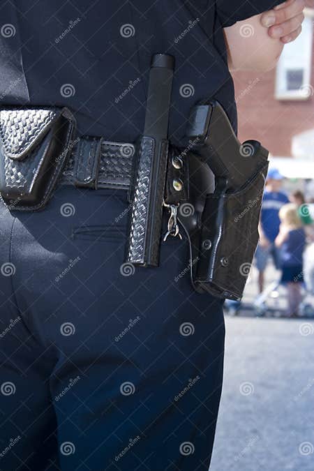 Police Officer Protecting stock image. Image of worker - 10463945