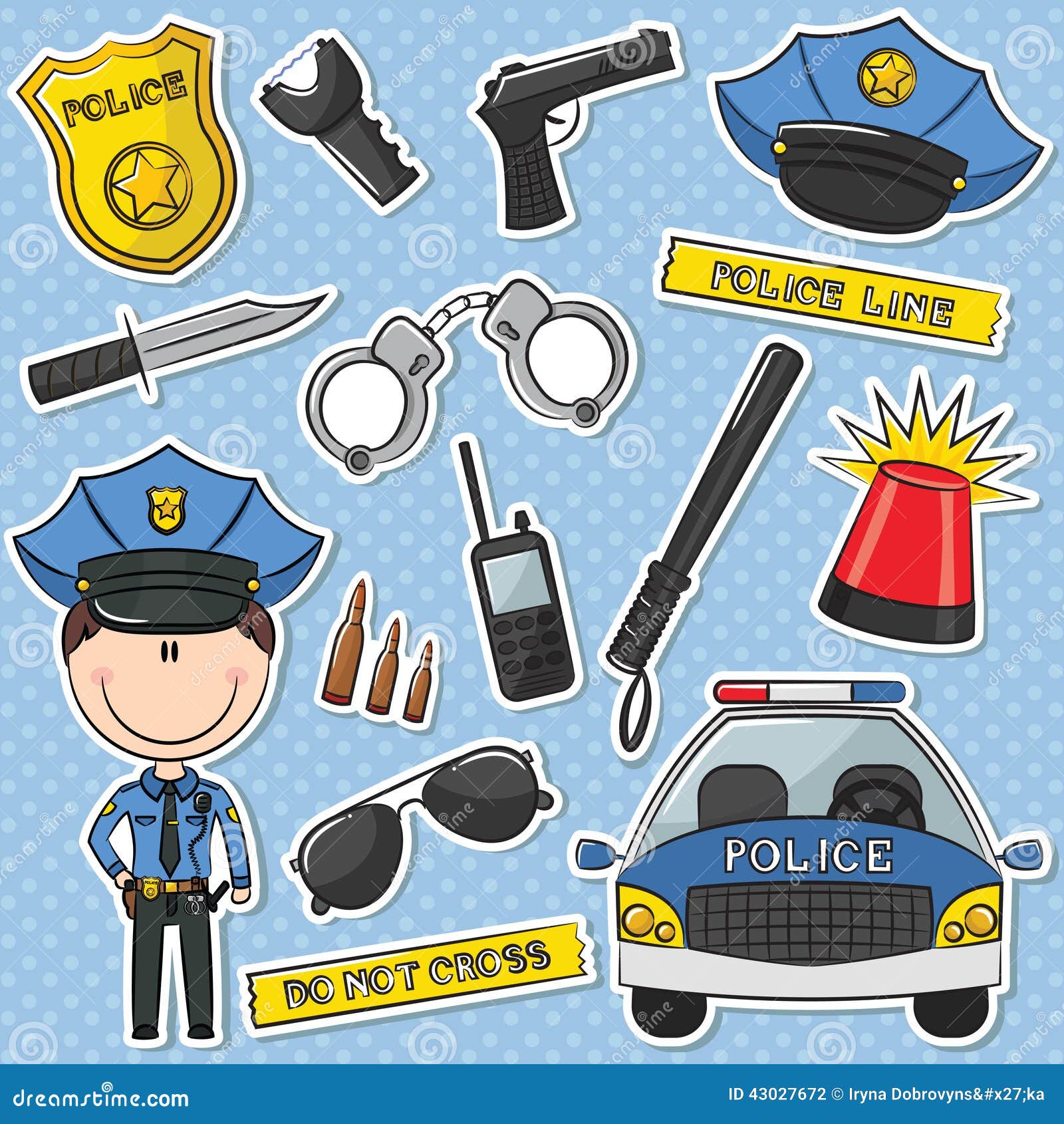 Police Tools Clipart