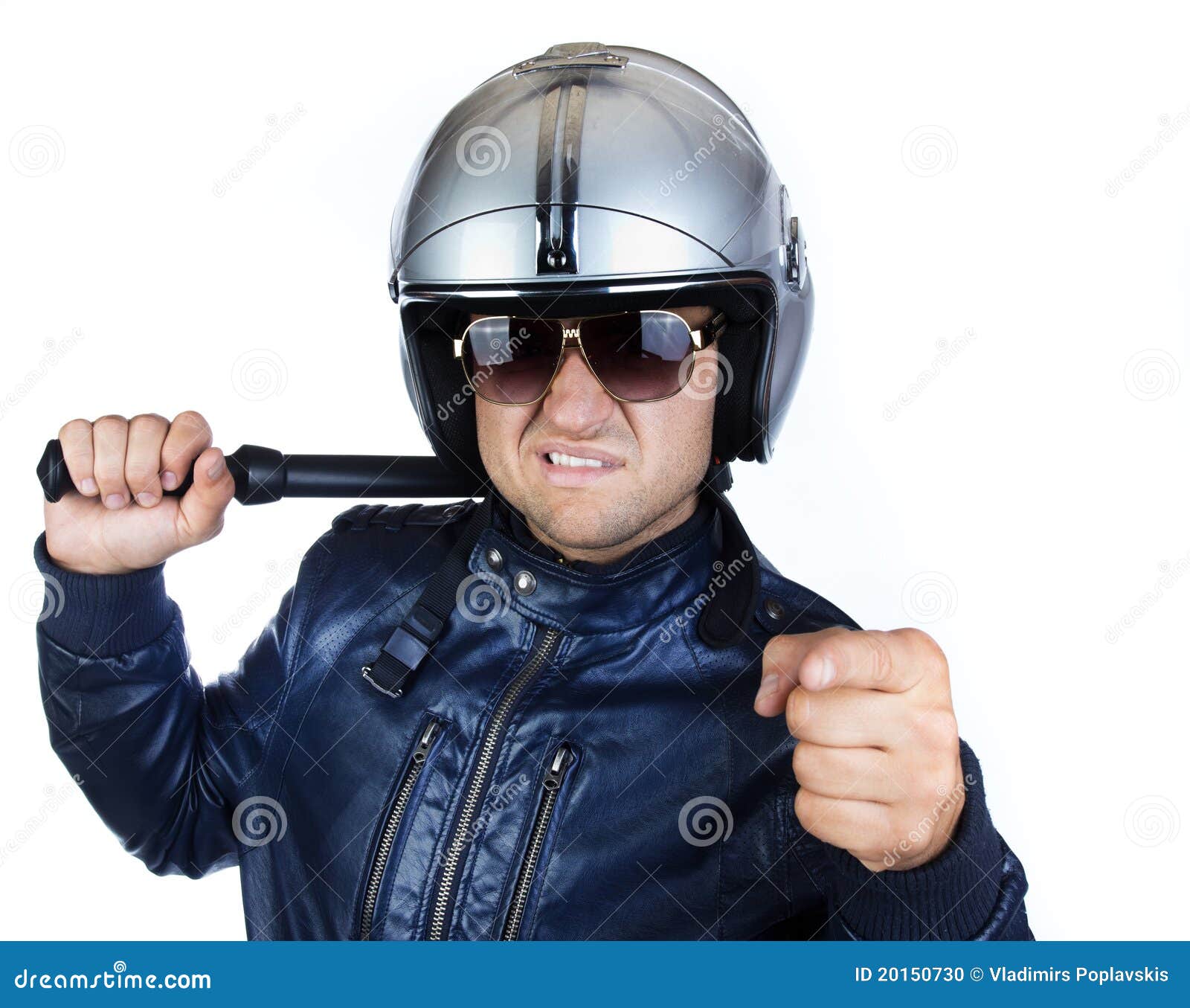 Police Officer in Uniform with His Night Stick Stock Photo - Image of ...
