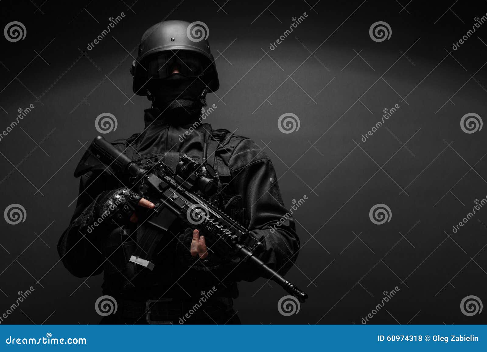 Police Officer with Weapons Stock Photo - Image of ranger, force: 60974318