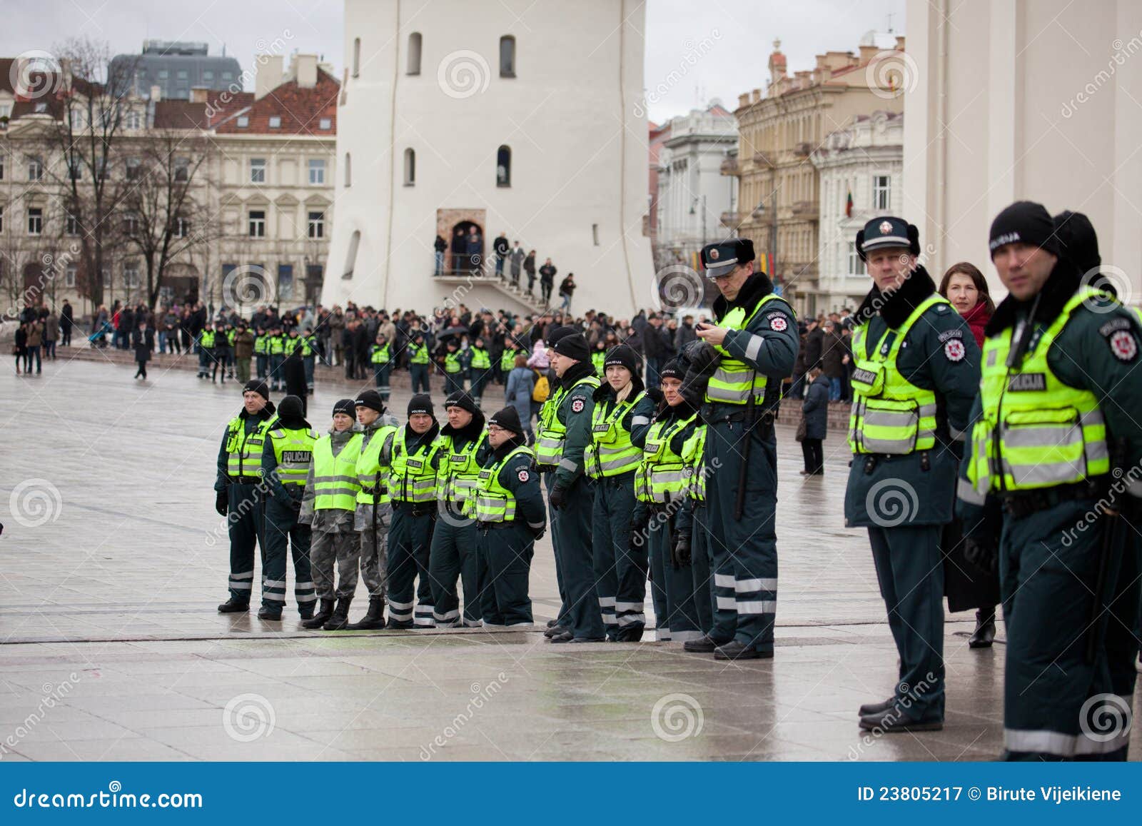 Police Officers Ensured Safety Editorial Photography - Image of chant ...