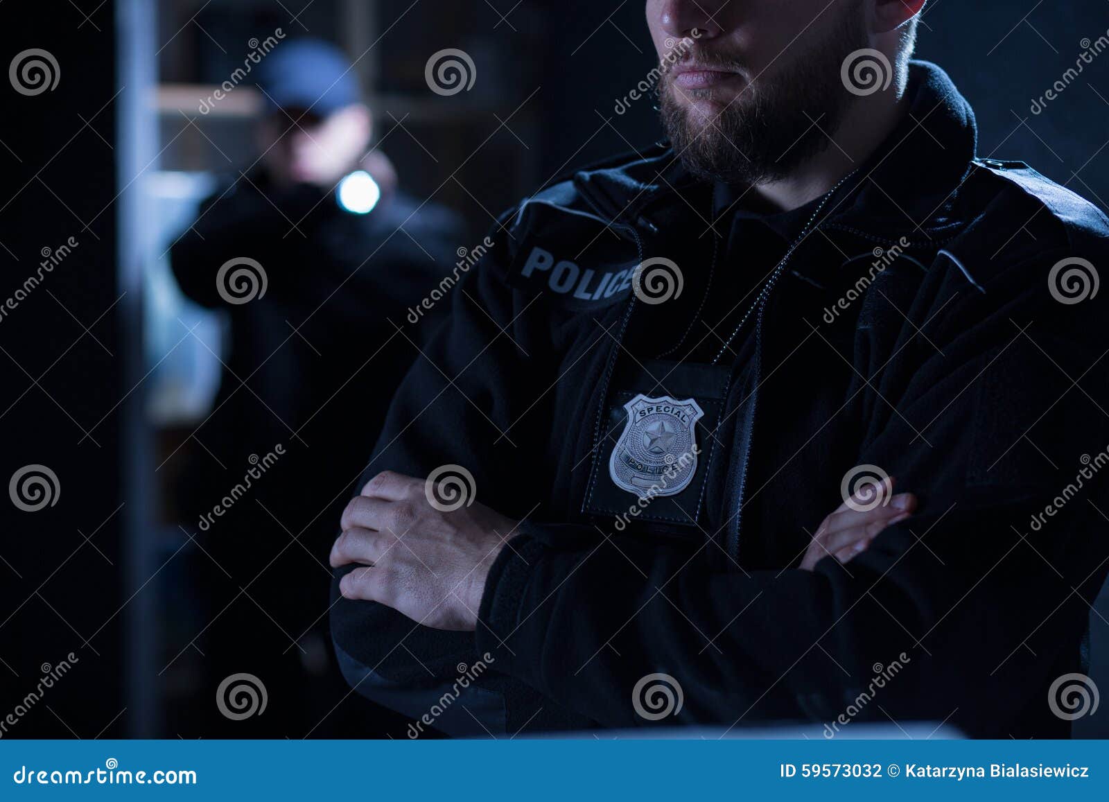 Police Officers on the Intervention Stock Photo - Image of male ...