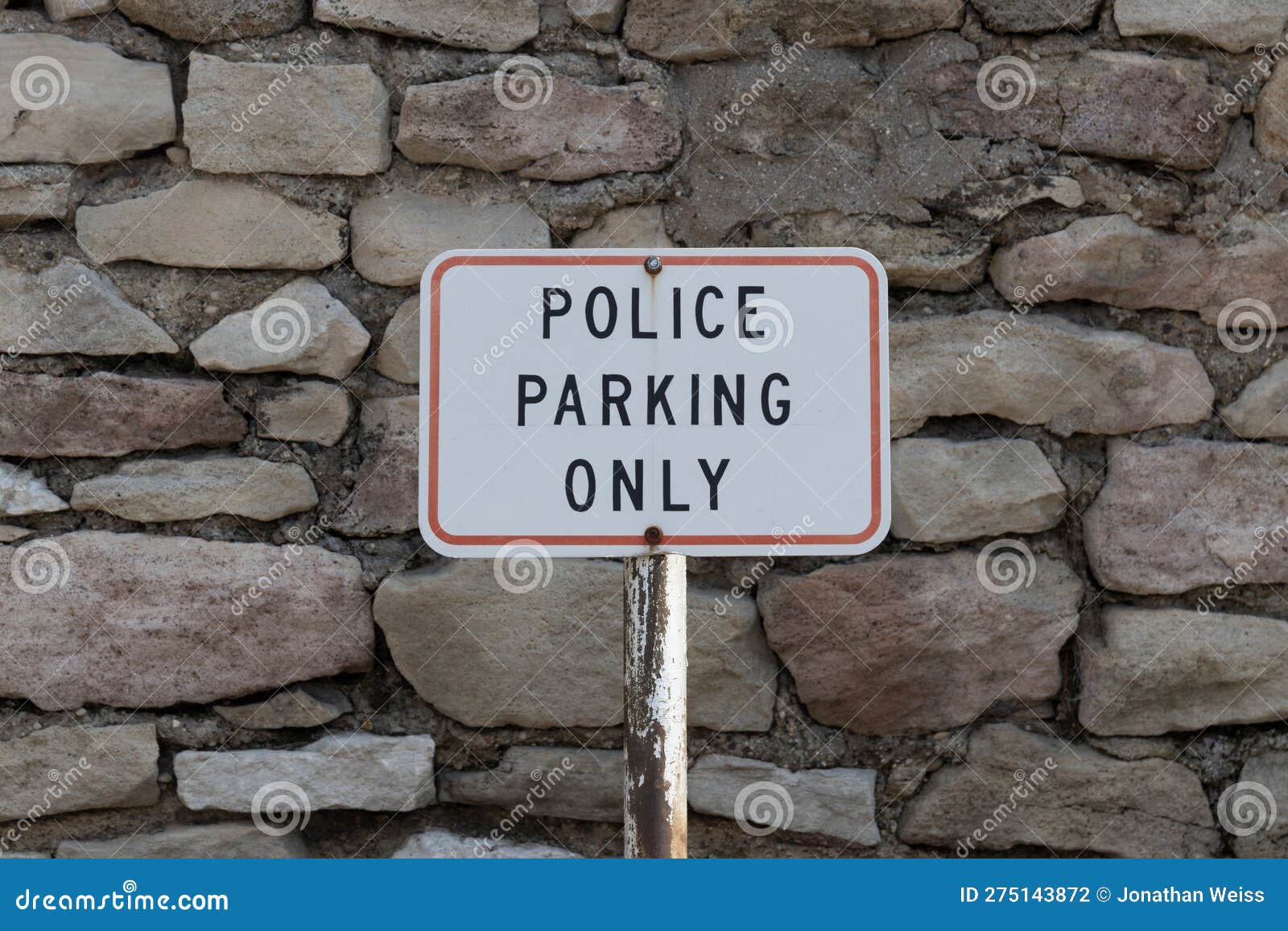 Police Parking Only Sign At A Police Station The Police Have A Duty To