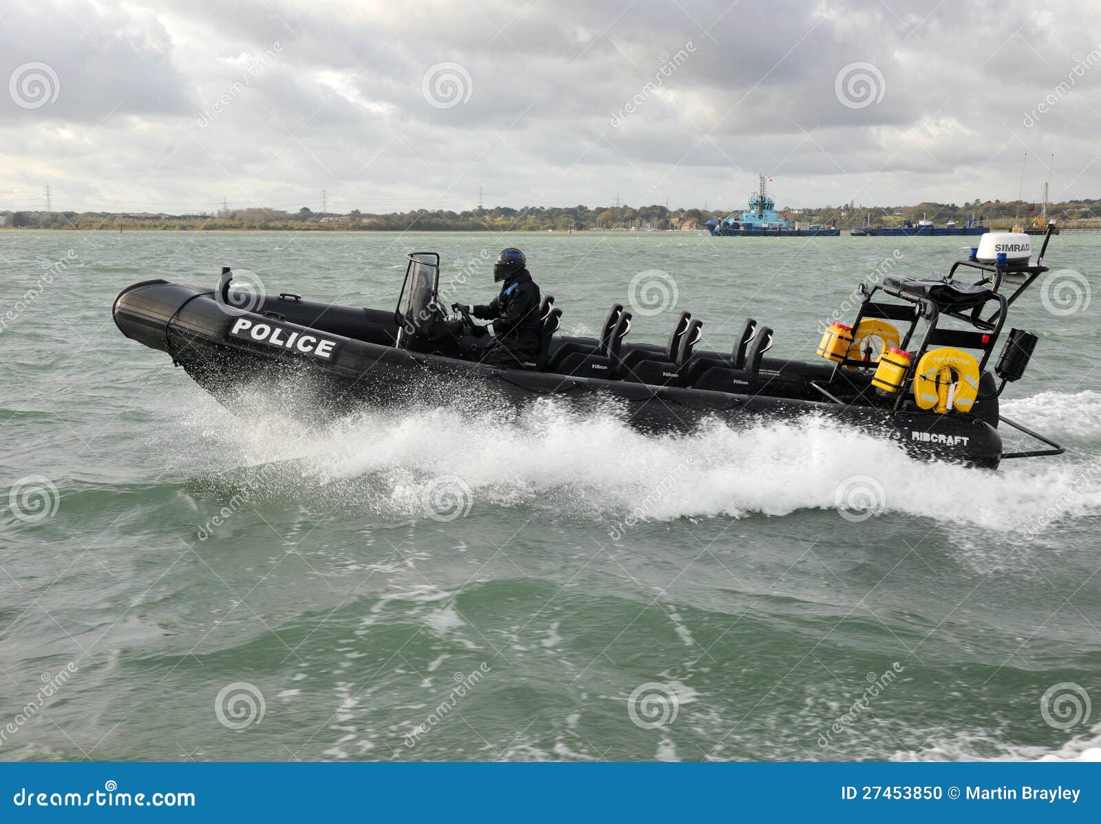 Police Patrol RIB Protector Editorial Image - Image of enforcement ...