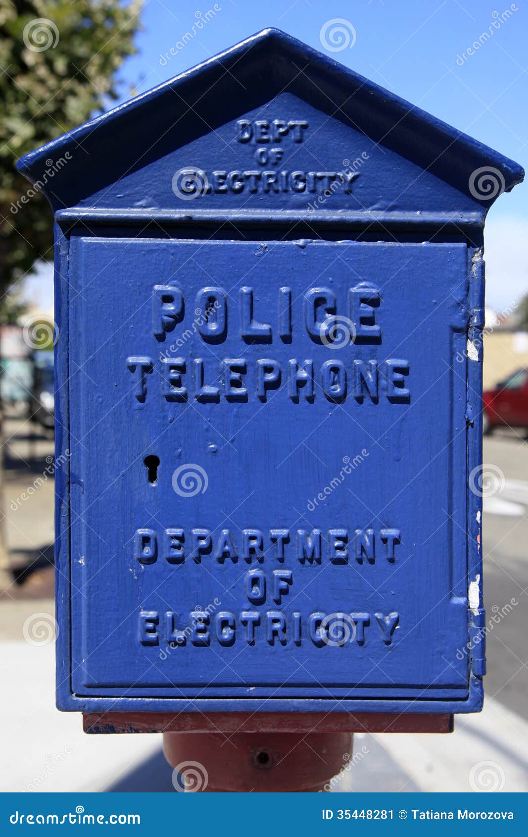 Police Phone Stock Image - Image: 35448281