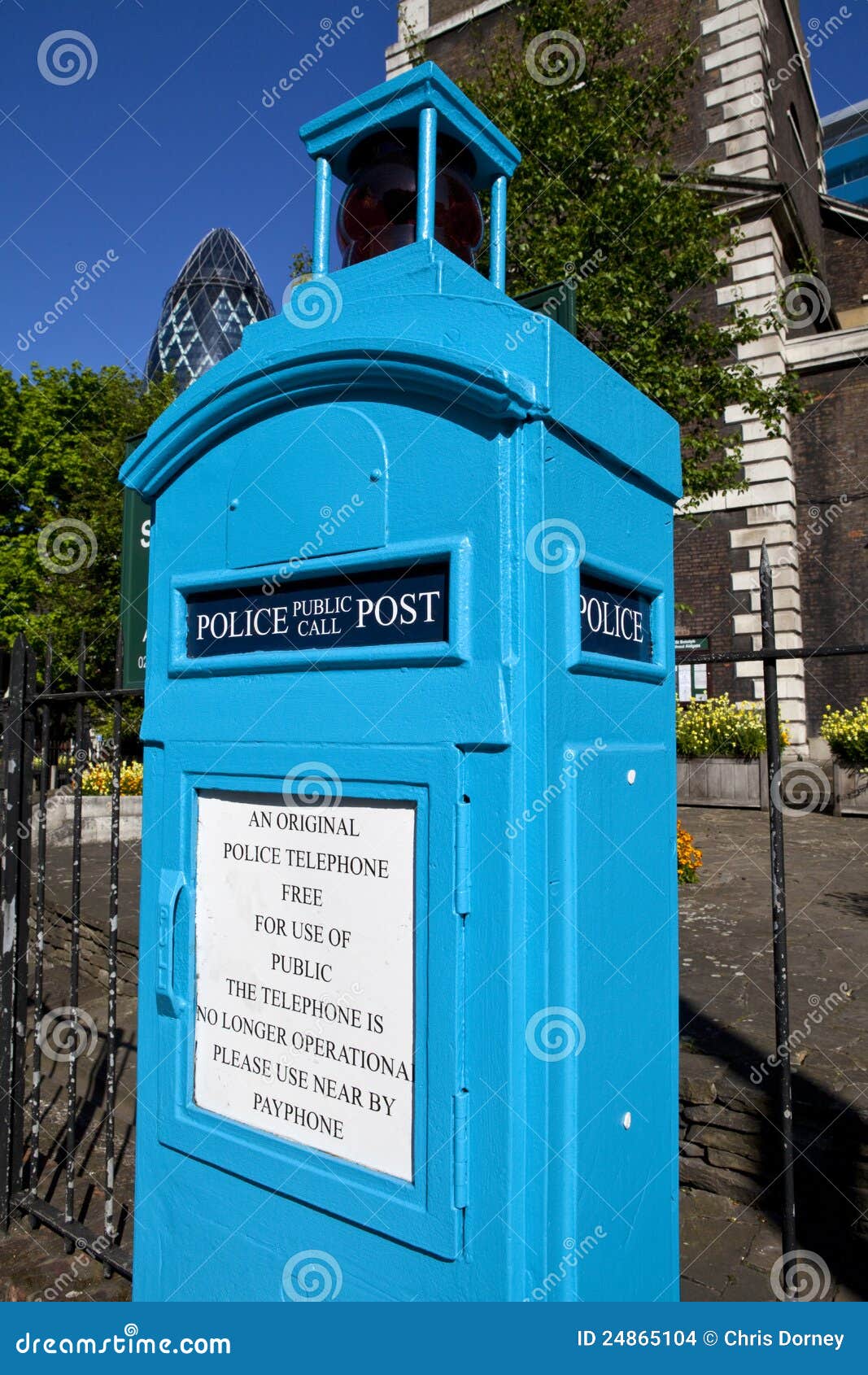 Police Public Call Box in London Stock Photo - Image of post, landmarks ...