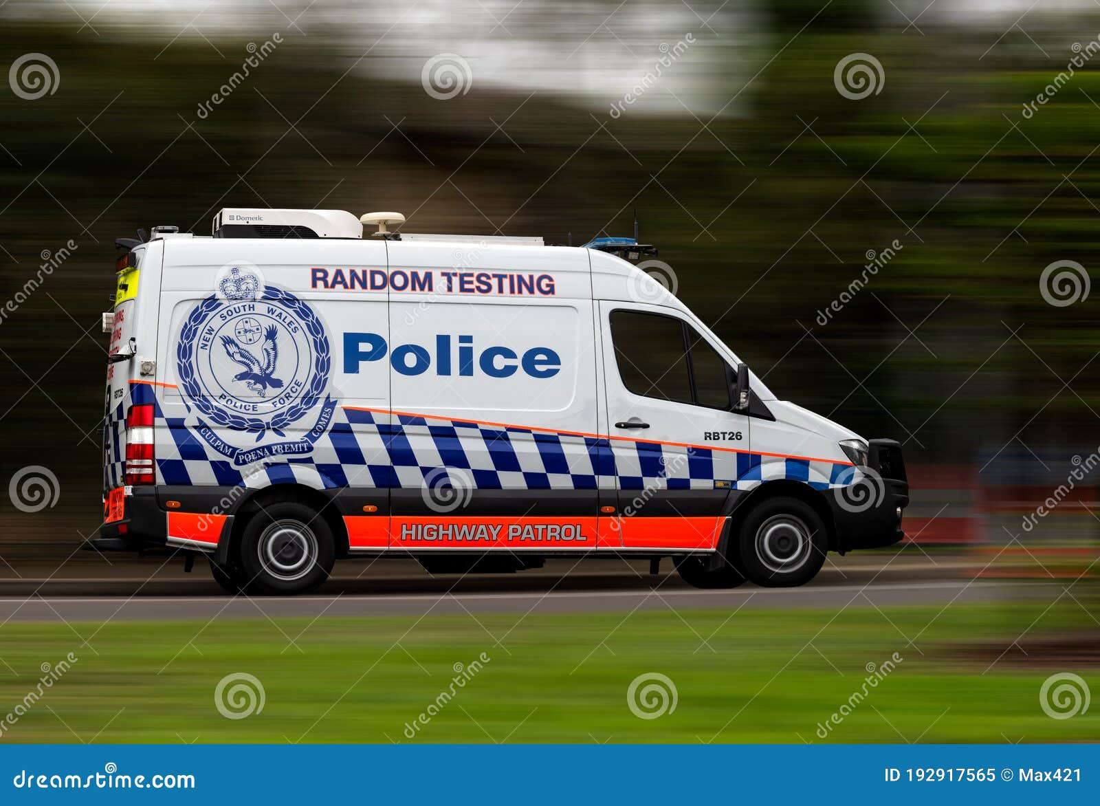 Police Random Breath Testing Van. Editorial Image - Image of random ...