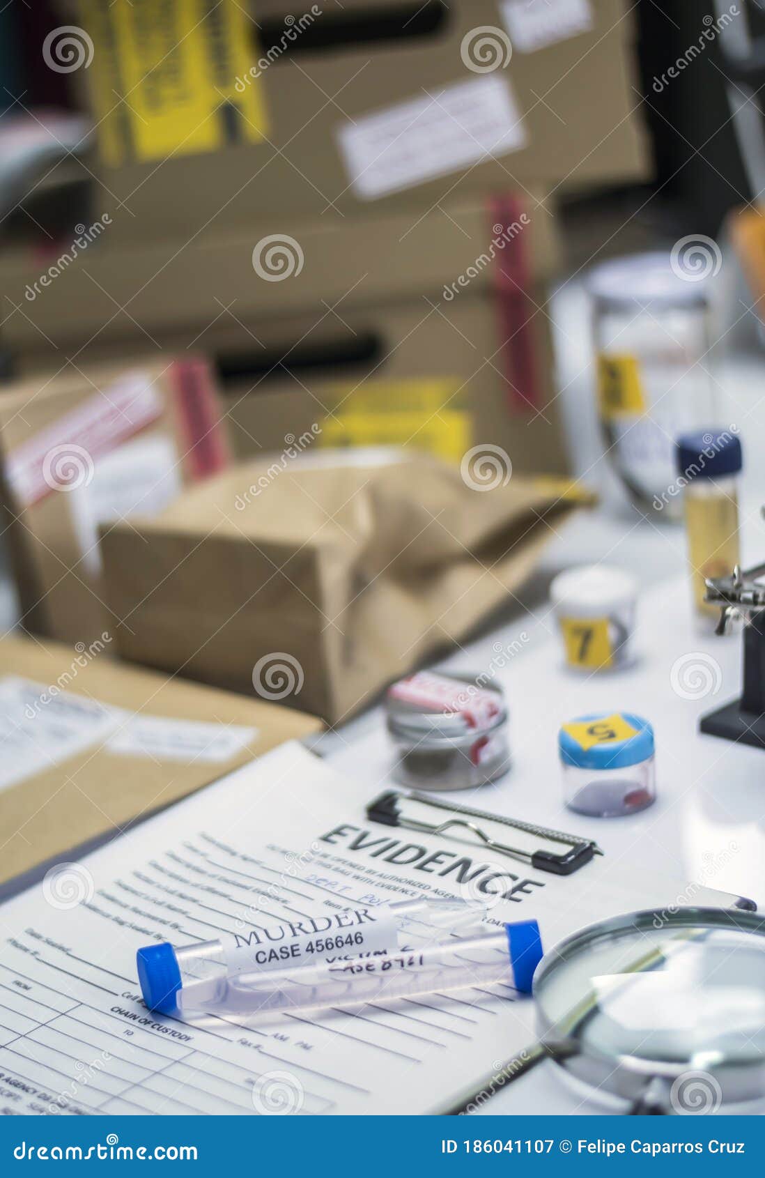 Police Record Along with Some Forensic Evidence of Murder at Laboratory ...