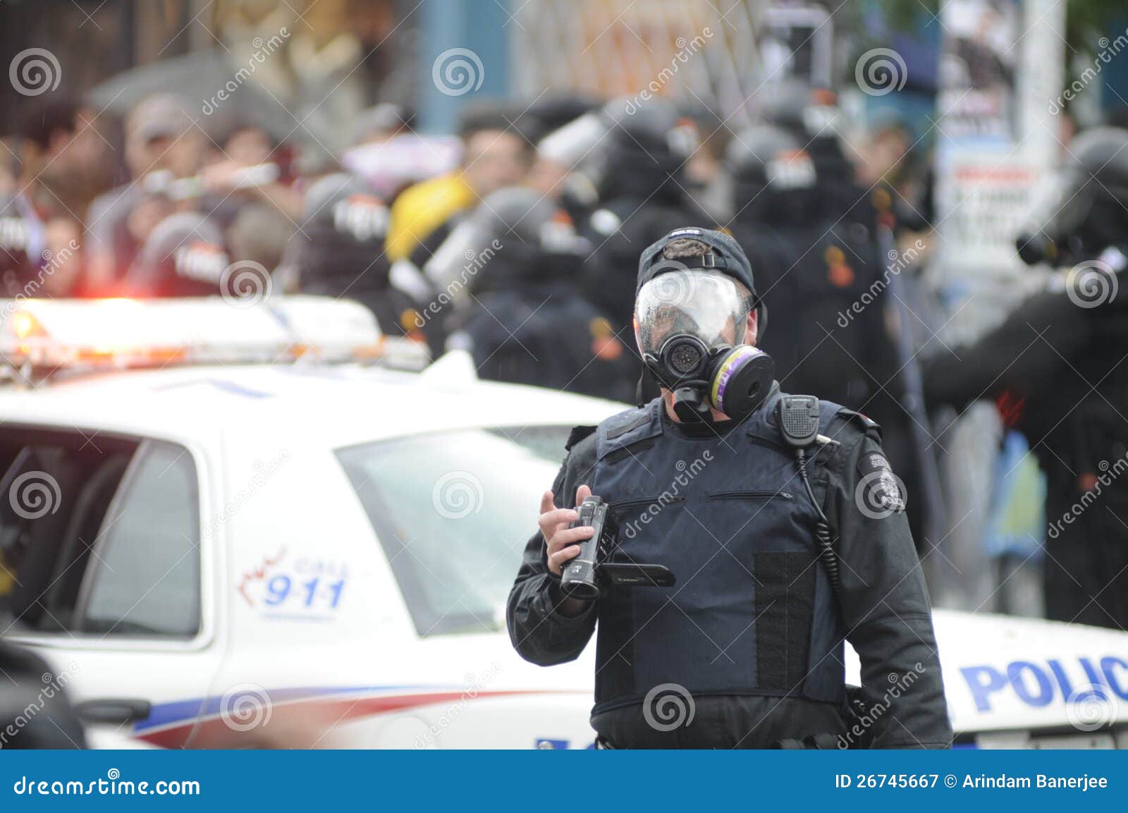 Police recording. editorial photography. Image of news - 26745667