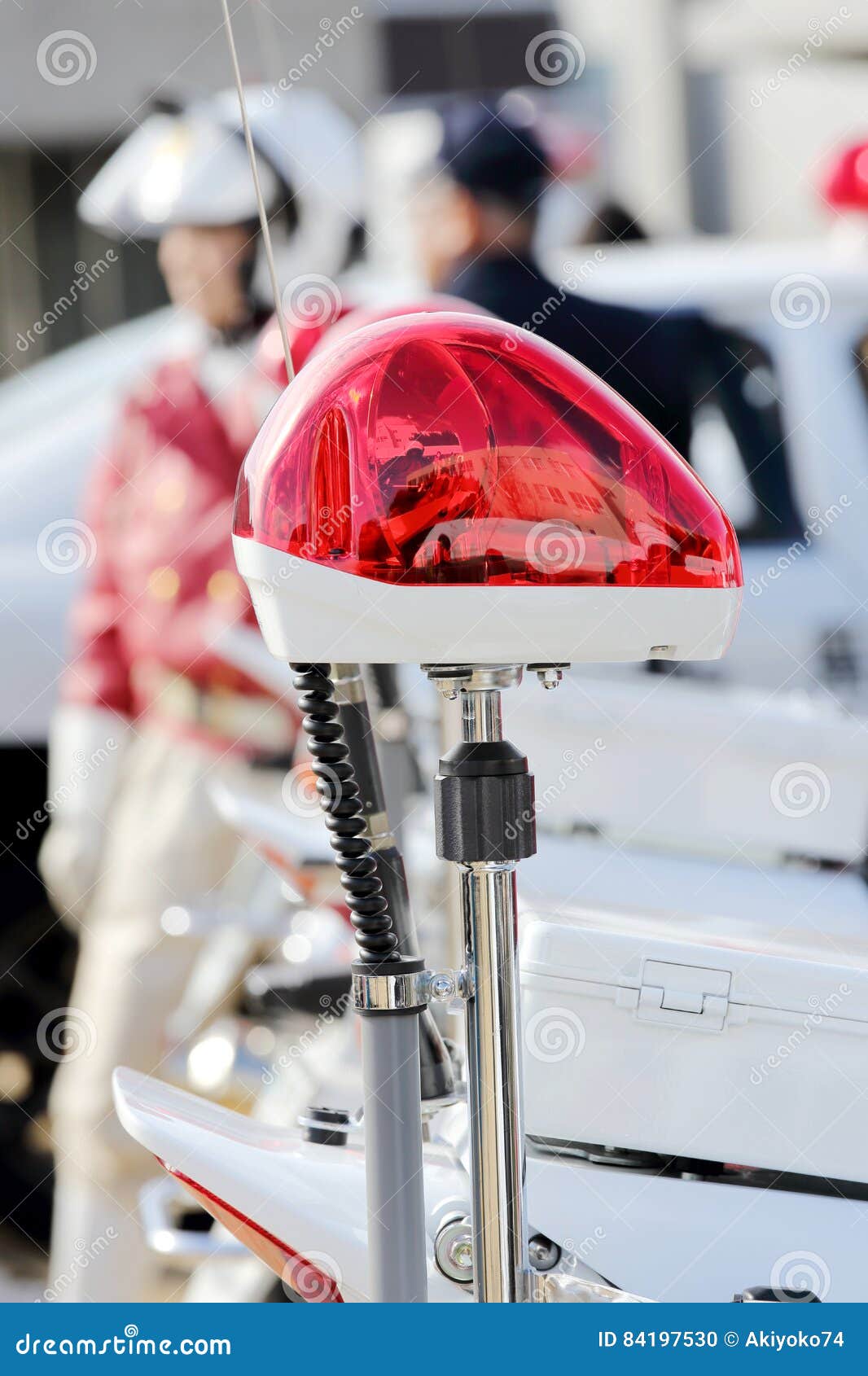 Police red light stock photo. Image of flash, motorbike - 84197530