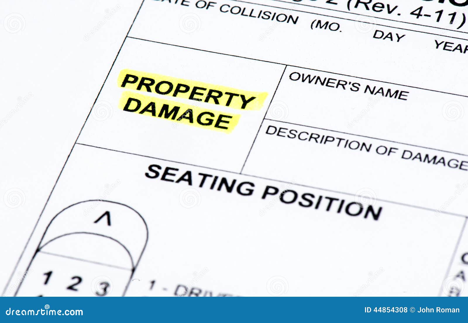 Police report stock photo. Image of collision, traffic - 44854308