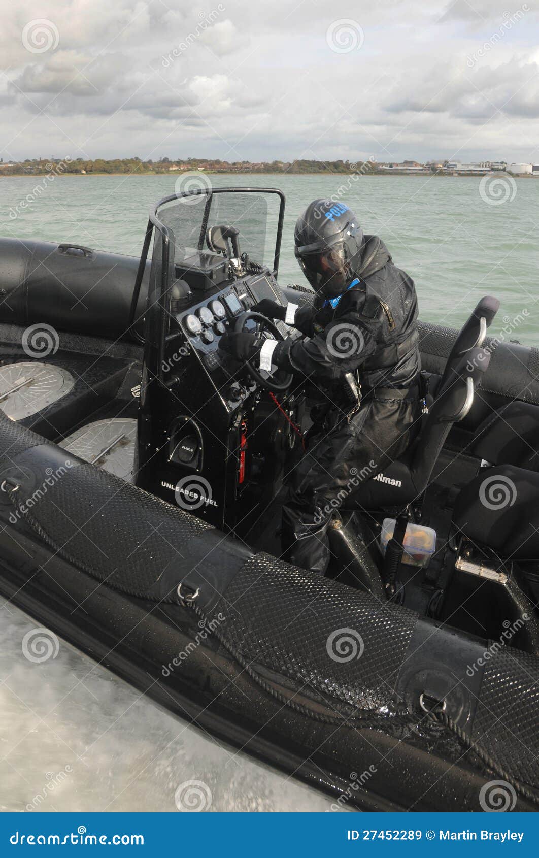 Police RIB Coming Alongside Editorial Stock Image - Image of england ...