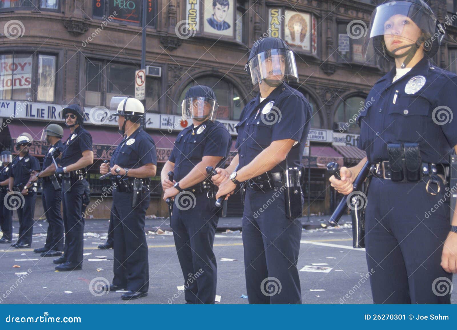 Police in riot gear, editorial photo. Image of america - 26270301