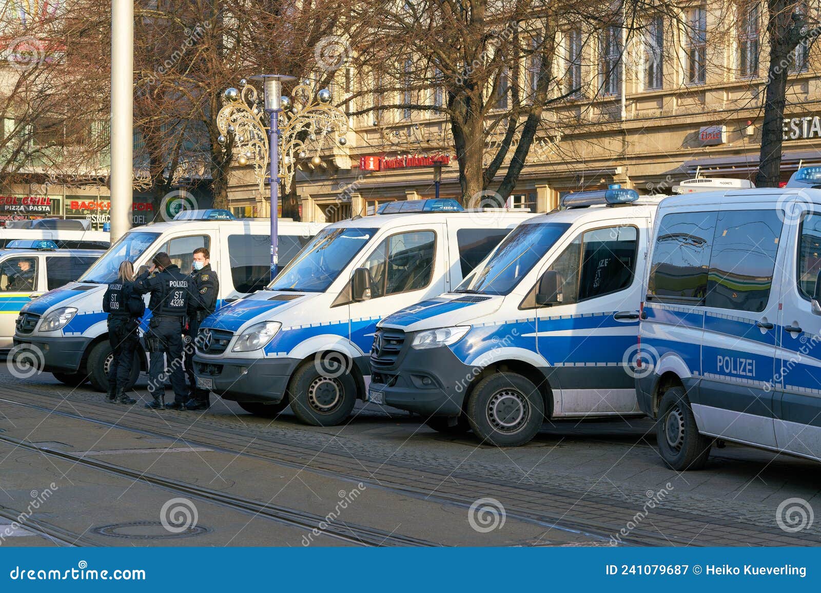 Police Security Forces during Protests by Opponents of the Corona ...