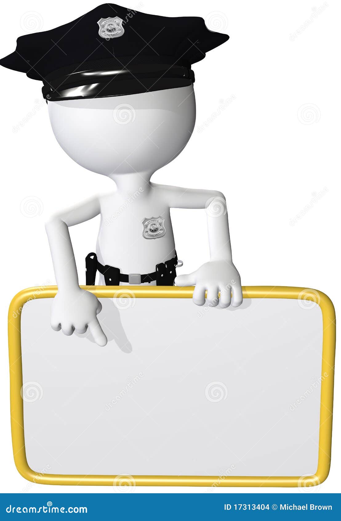 Security Officer Cap Clip Art