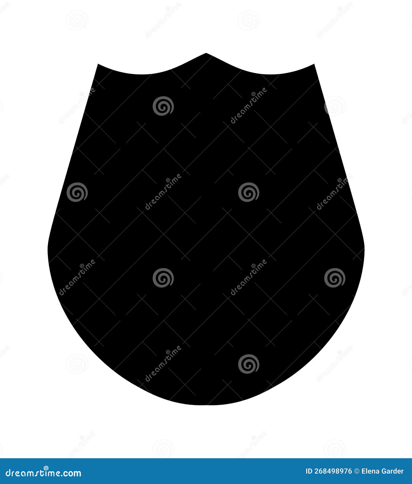 Blank Heraldic Shield Shapes
