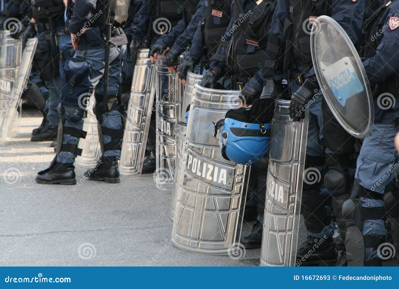 Police with shields stock image. Image of police, siege - 16672693