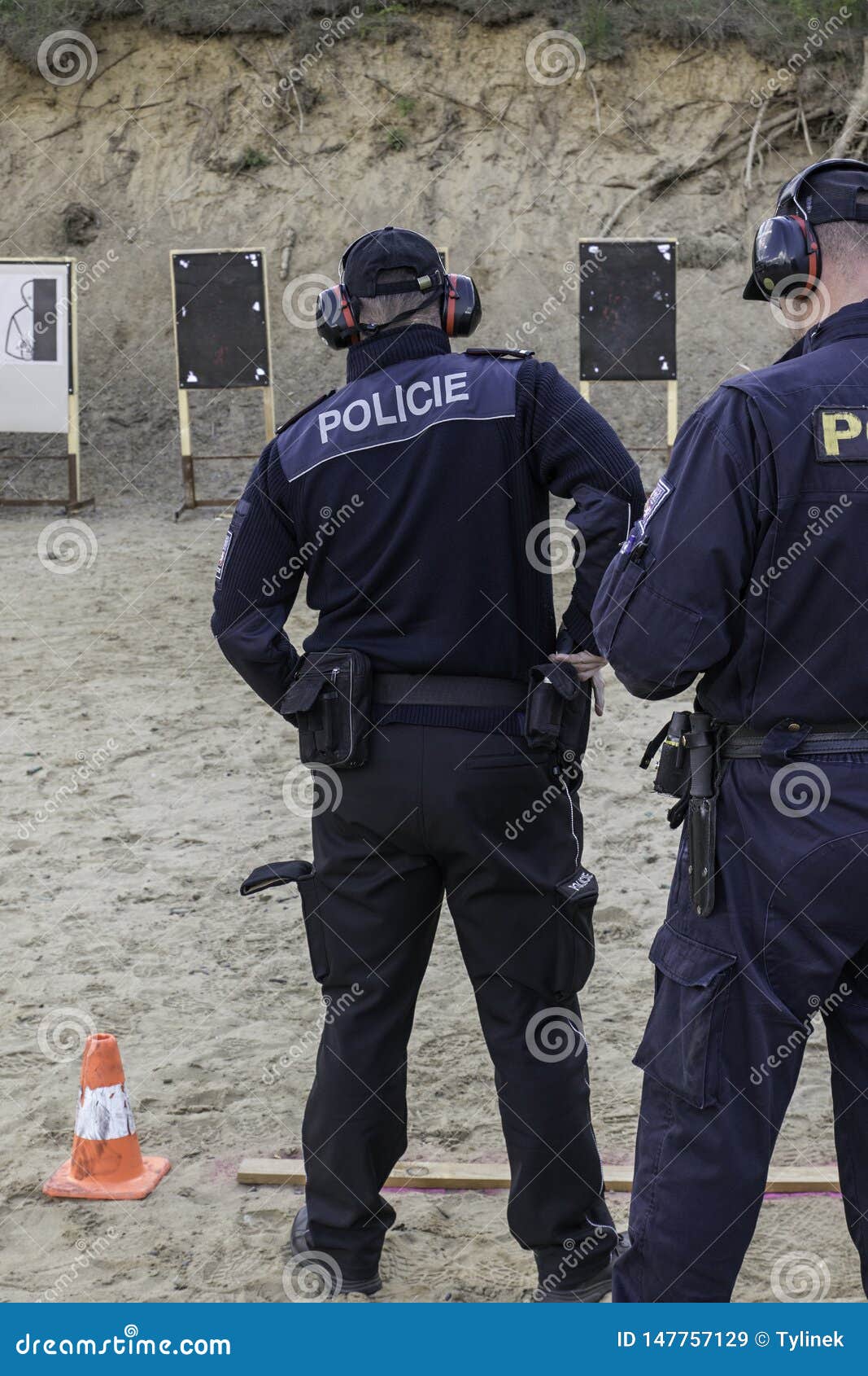 Police shooting stock image. Image of policeman, security - 147757129