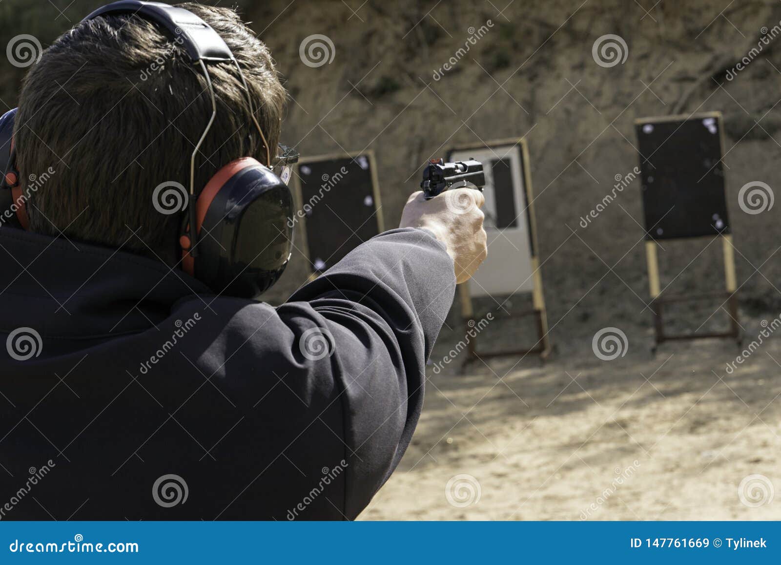 Police shooting editorial stock image. Image of goal - 147761669