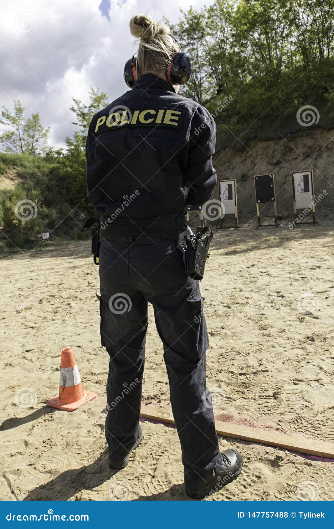 Police shooting stock photo. Image of soldier, security - 147757488