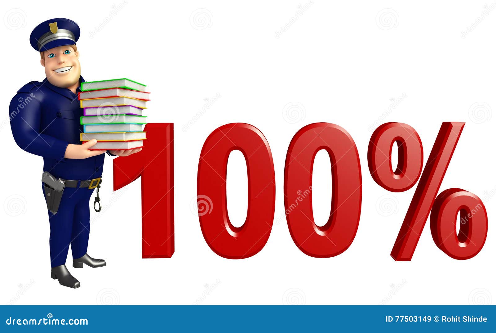 Police Stack Money Shape Cartoon On Table Vector Illustration ...