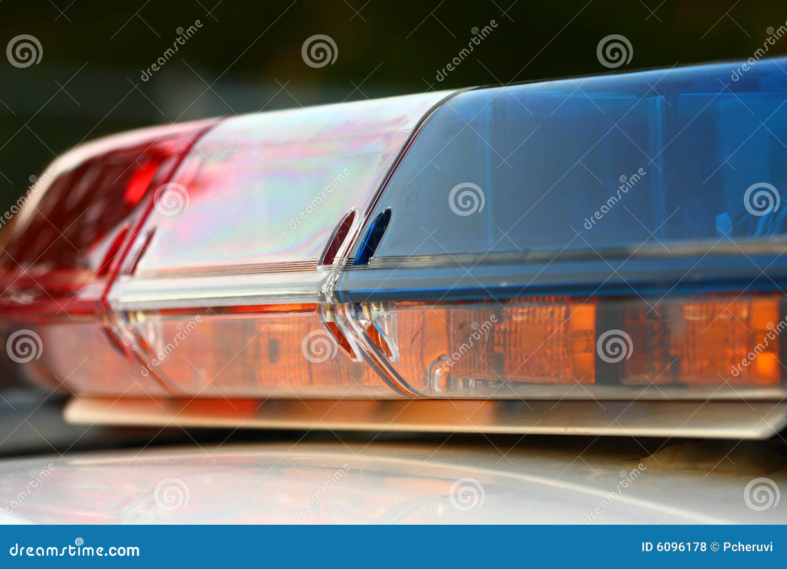 A police siren close up stock photo. Image of background - 6096178