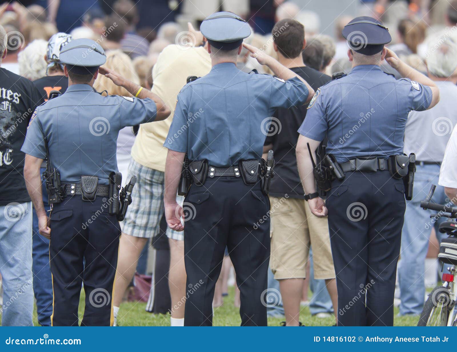 Police Solute editorial photography. Image of police - 14816102