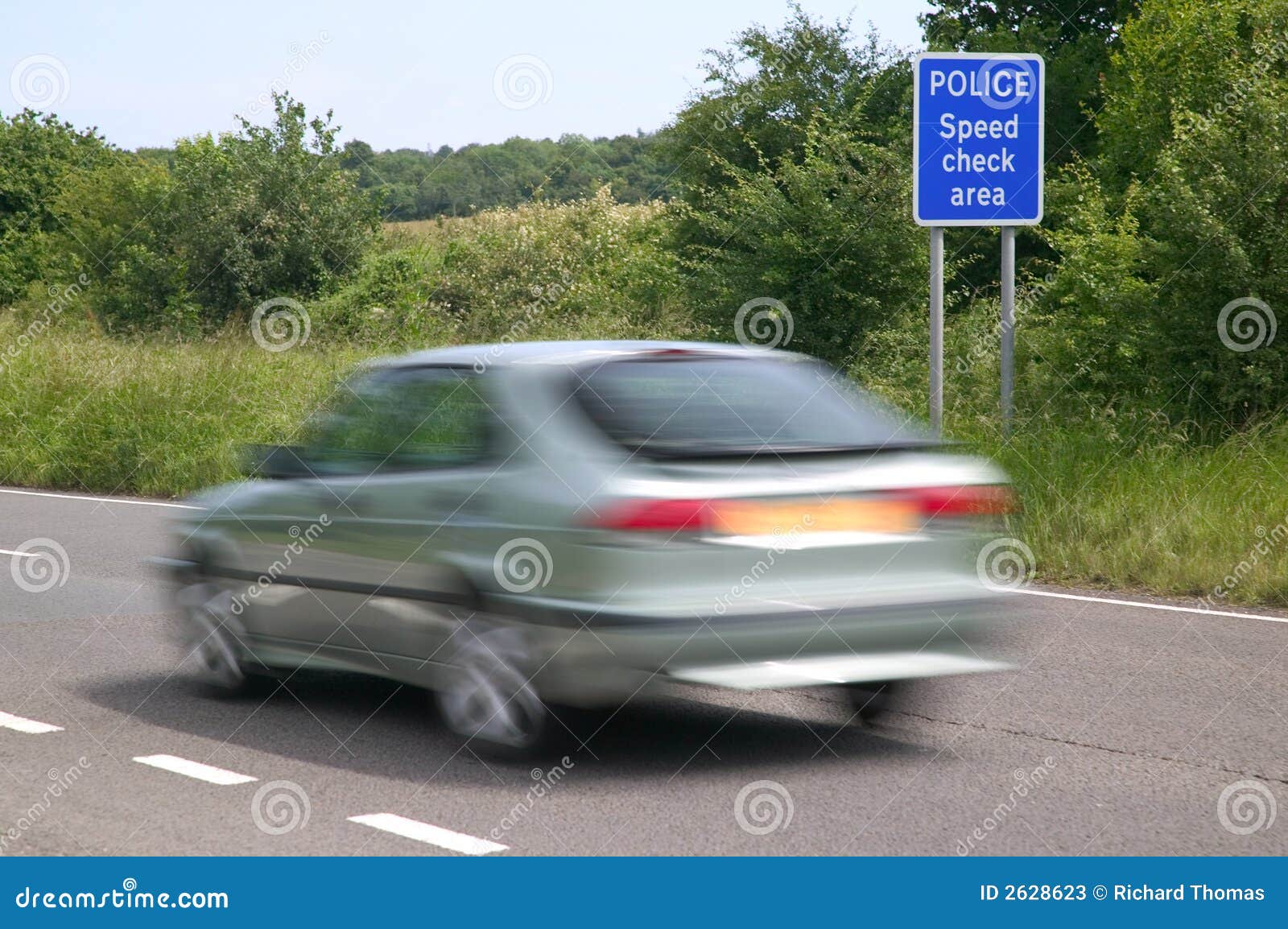 Police Speed Check stock image. Image of journey, limit - 2628623