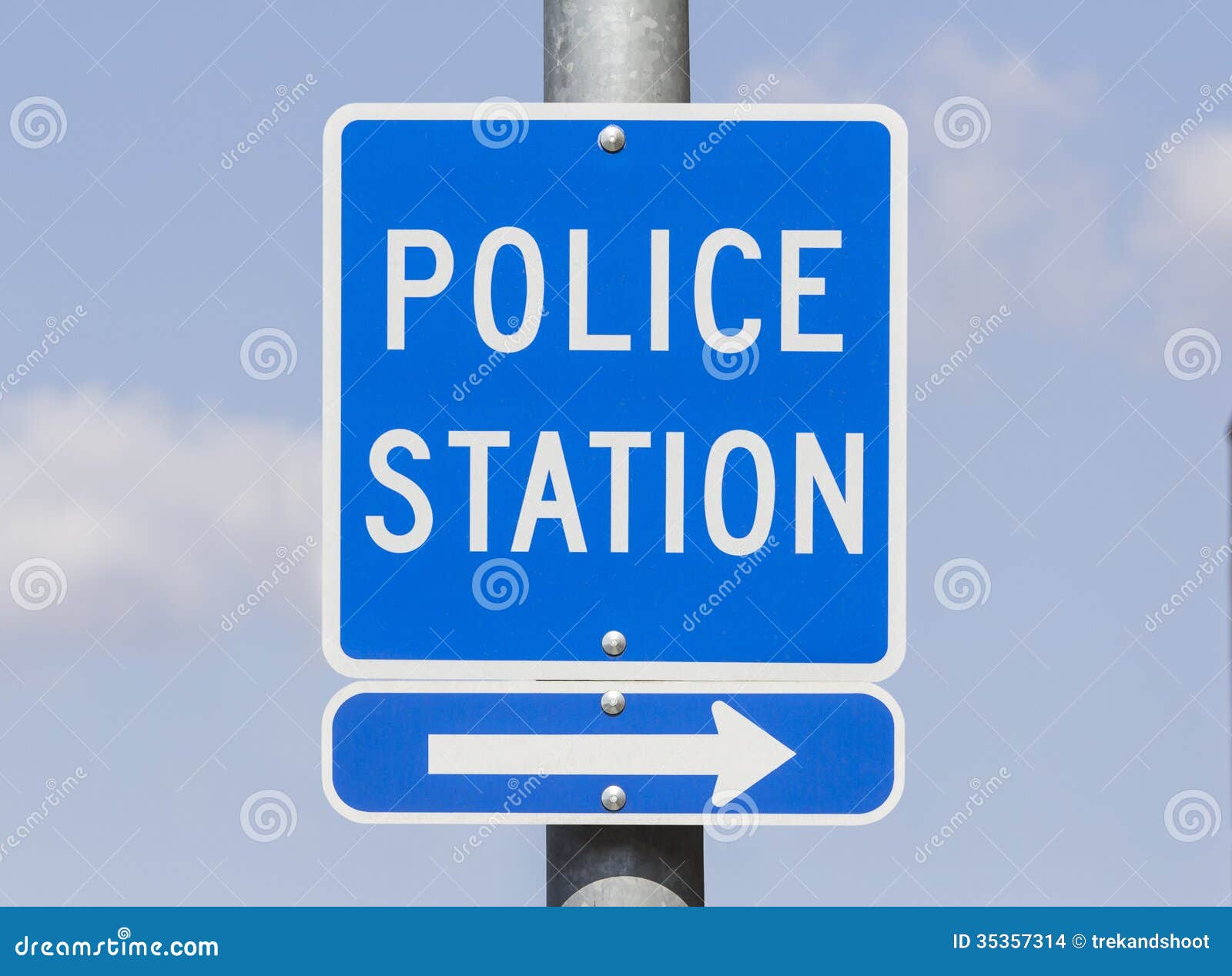 Police Station Sign stock photo. Image of police, crime - 35357314