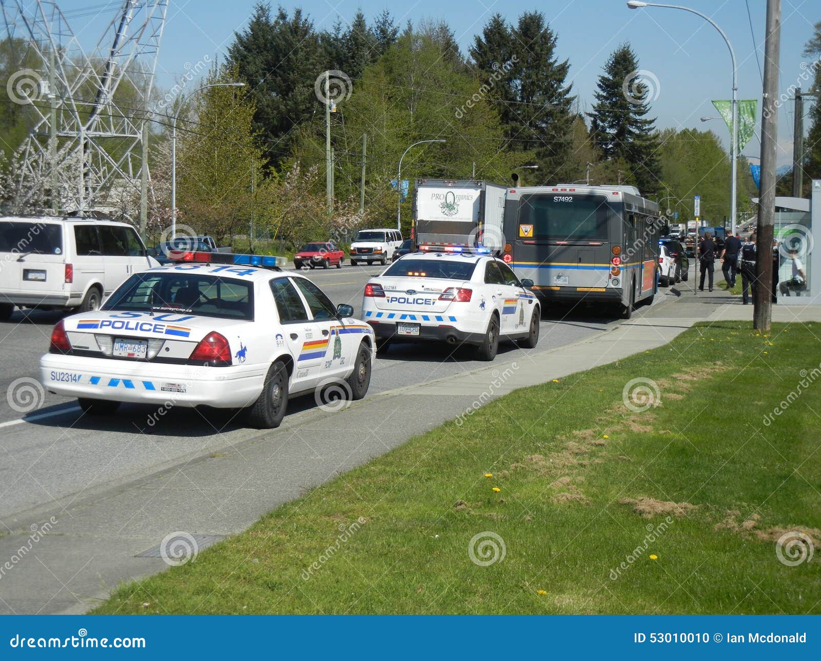 Police Take Down on a Transit Bus Editorial Image - Image of transit ...